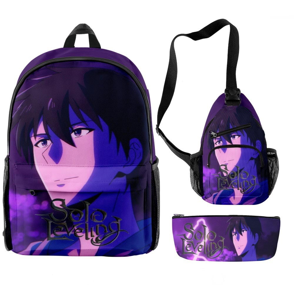 Solo Leveling Cartoon print schoolbag large capacity Teenage backpack ...