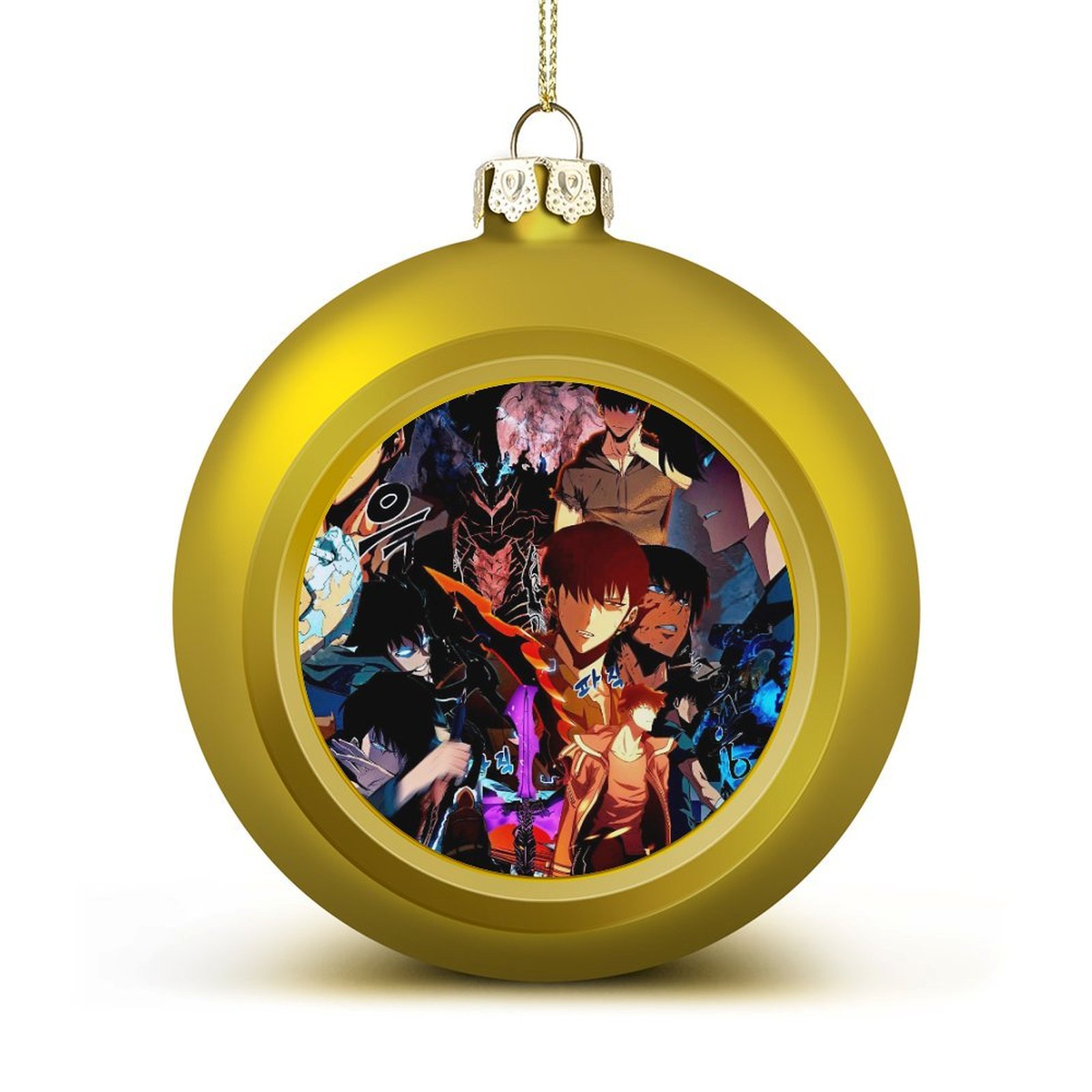 Solo Leveling Characters Christmas Balls Decor Sparkling Christmas Tree ...