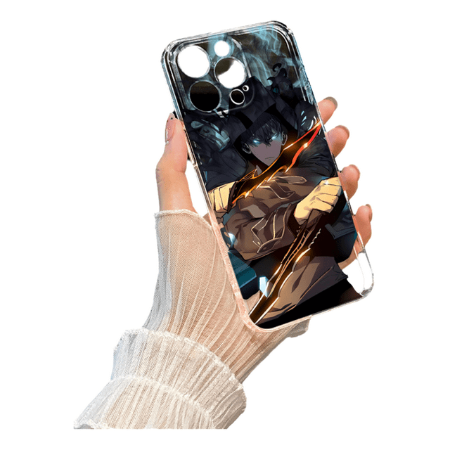 Solo Leveling Compatible with iPhone 16E/16/15/14/13/12/11 Case Sung ...