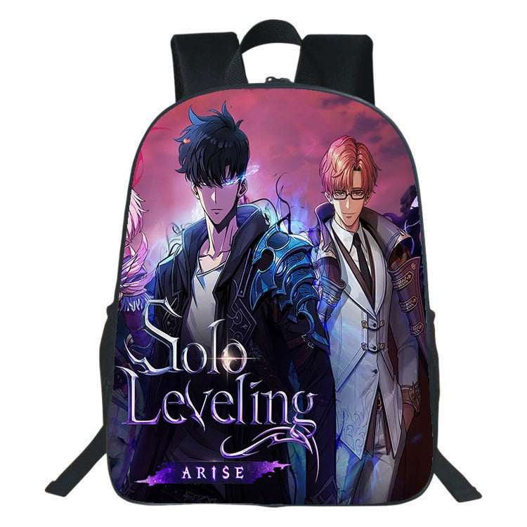 Solo Leveling Double-Shoulder Backpack - Printed Design - Junior ...