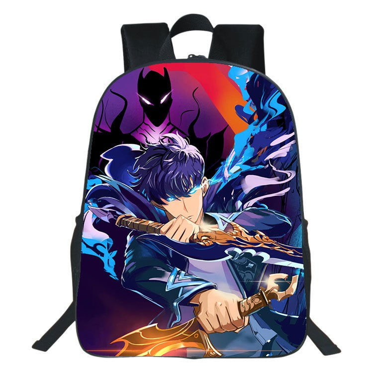 Solo Leveling Double-Shoulder Backpack - Printed Design - Junior ...
