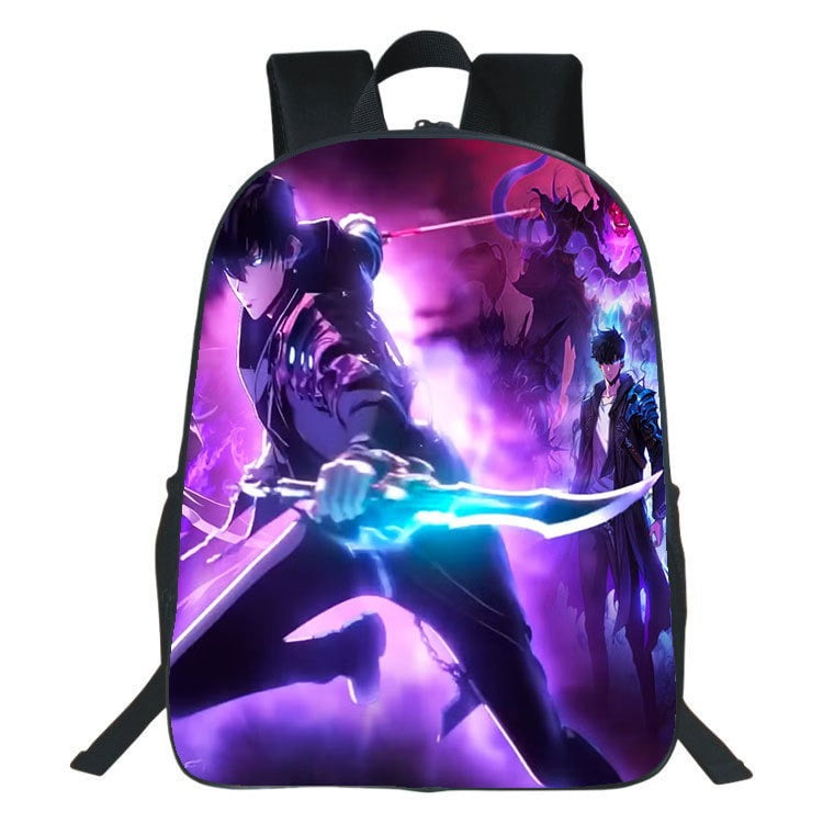 Solo Leveling Double-Shoulder Backpack - Printed Design - Junior ...