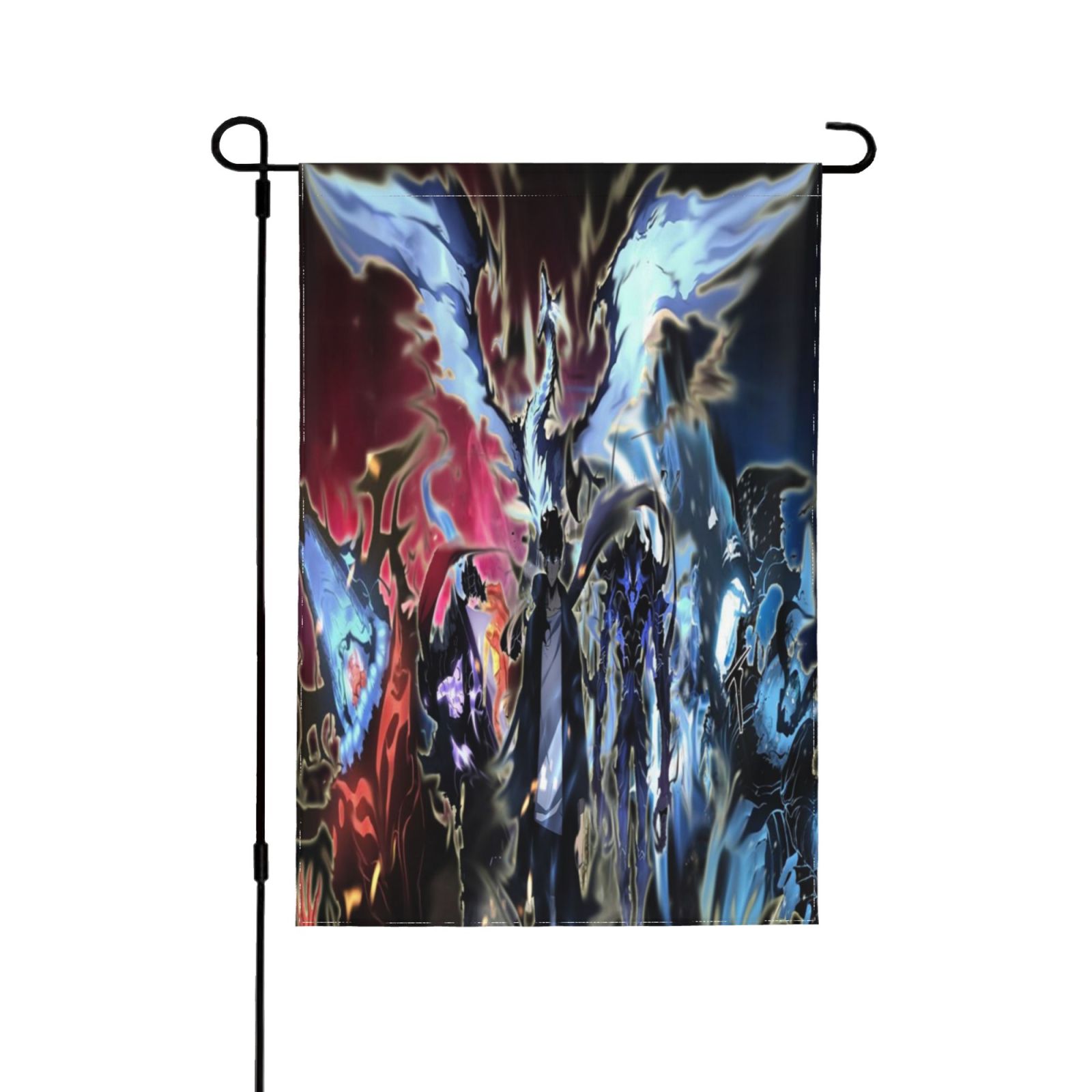 Solo Leveling Double Sided Cartoon Yard Flags 28x40 Inch Burlap Outdoor ...