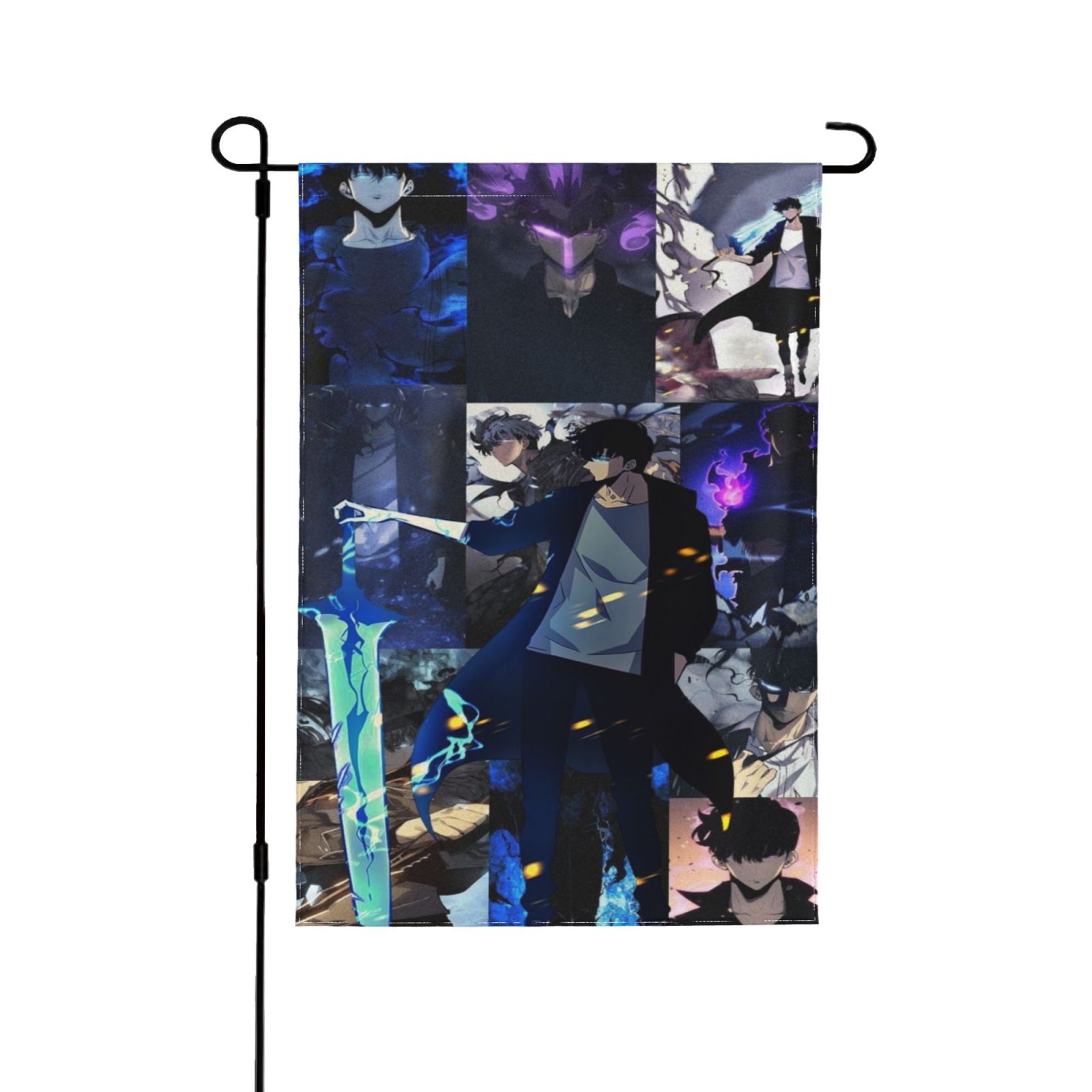 Solo Leveling Double Sided Cartoon Yard Flags 28x40 Inch Burlap Outdoor ...