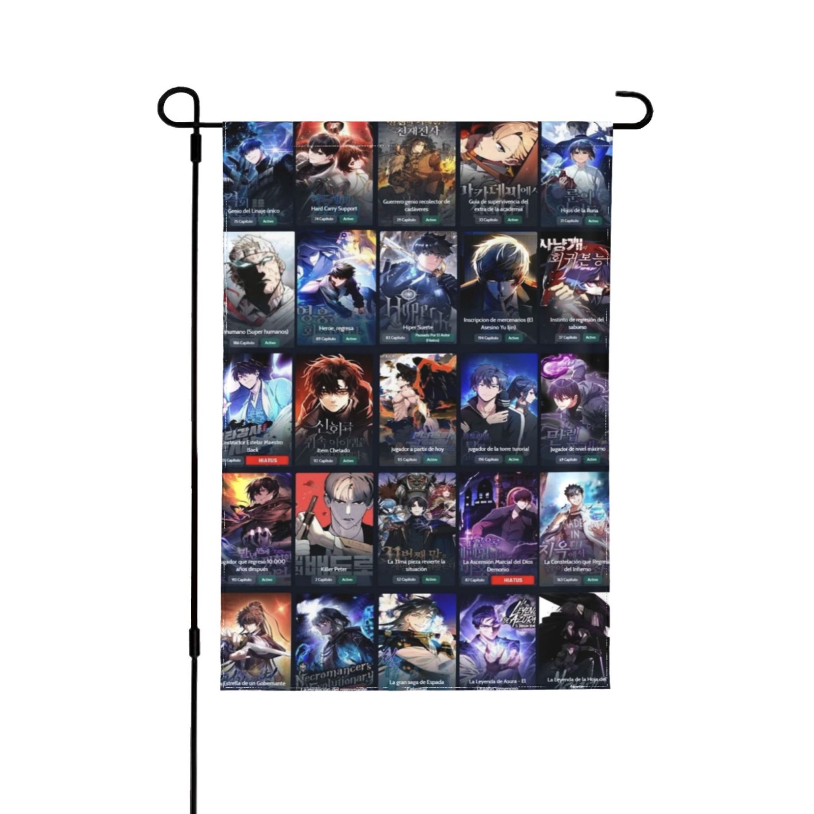 Solo Leveling Double Sided Cartoon Yard Flags 28x40 Inch Burlap Outdoor ...