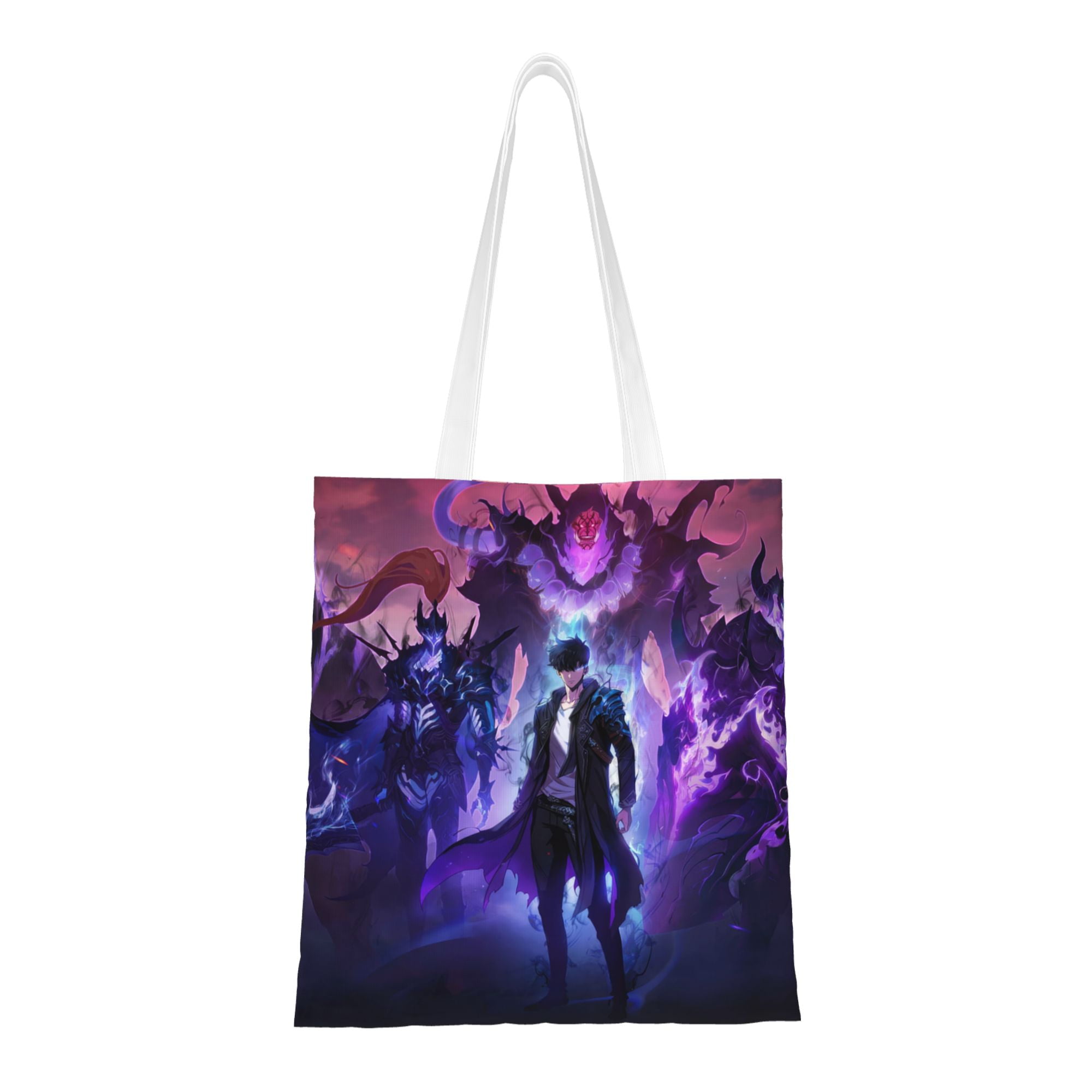 Solo Leveling Handbag Canvas Durable Tote Bag Aesthetic Reusable ...