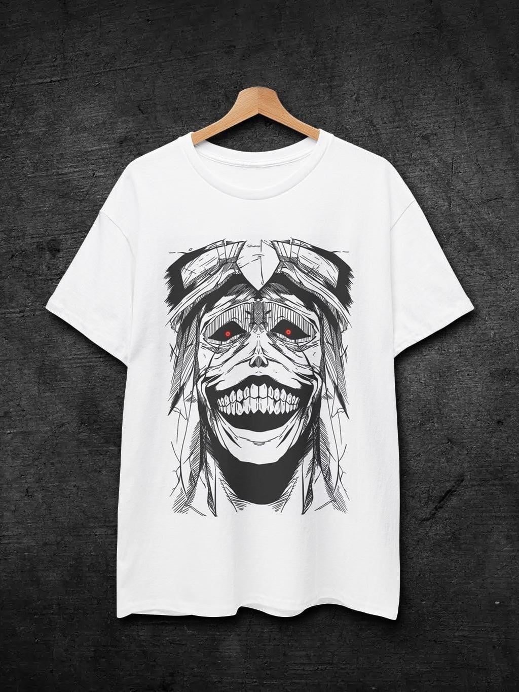 Solo Leveling Inspired Anime Shirt Dark Demon Face Manga Tee - Walmart.com