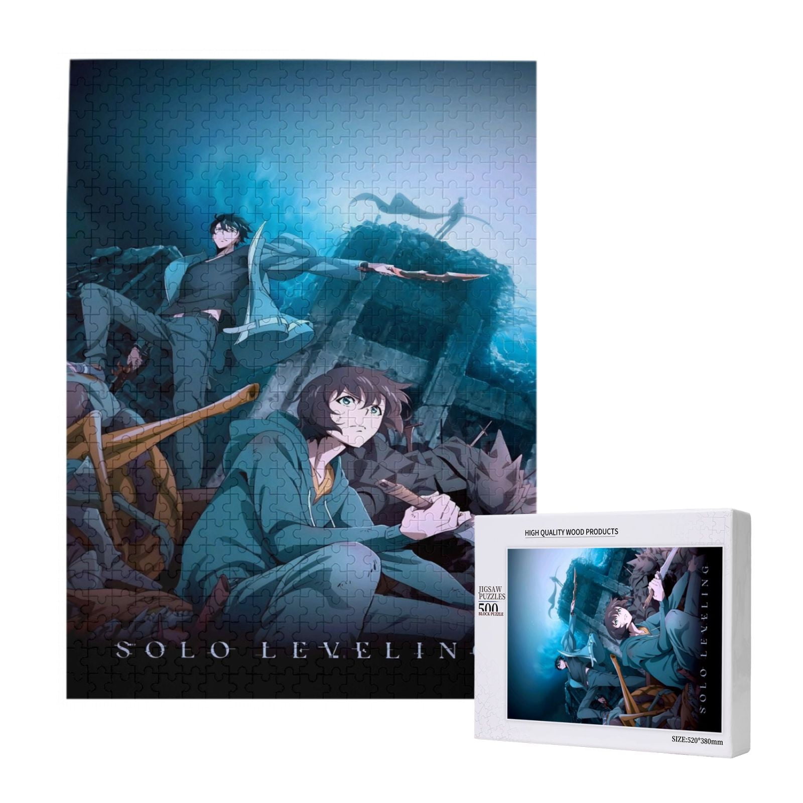 Solo Leveling Jigsaw Puzzle Interactive Brain Teaser Board Game for ...