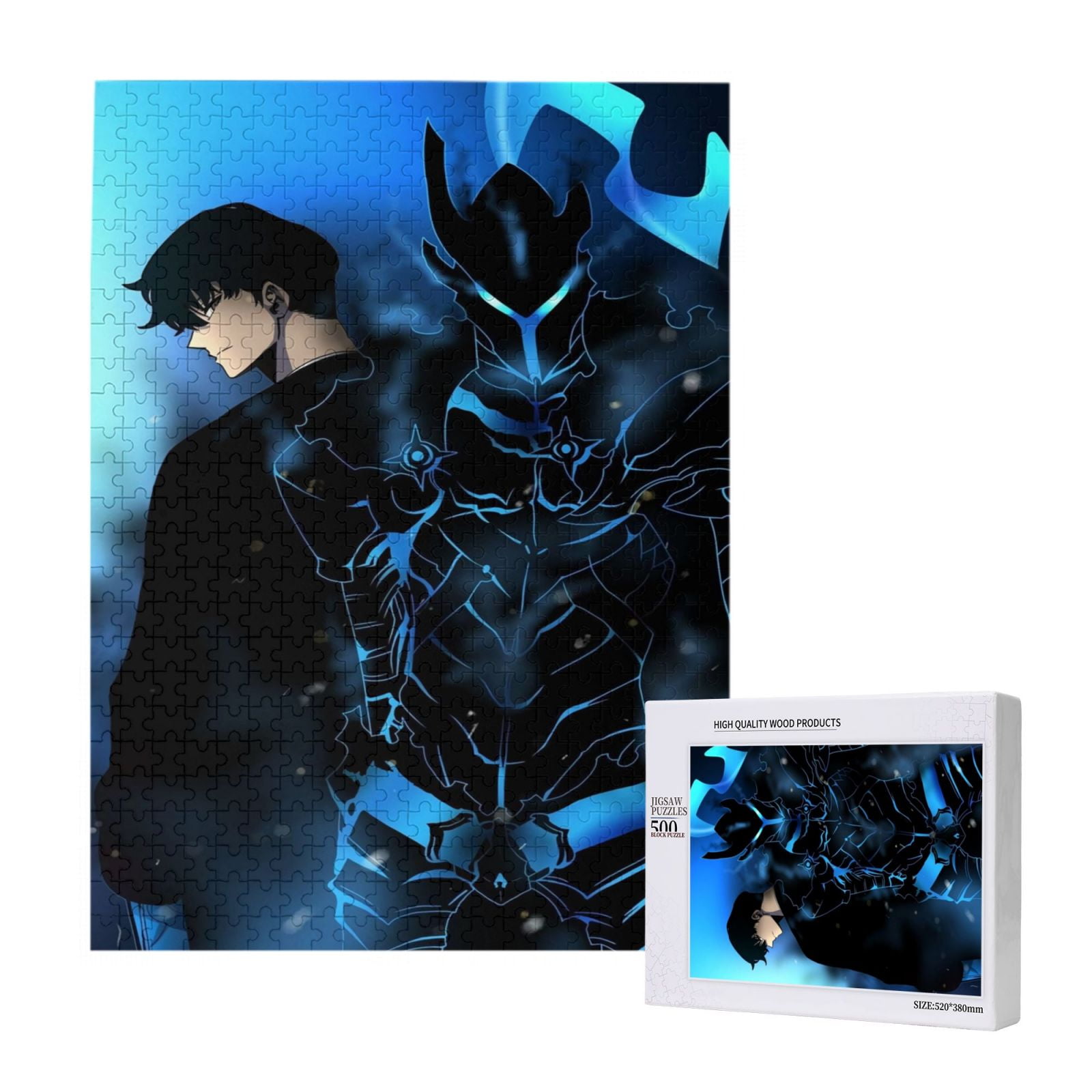 Solo Leveling Jigsaw Puzzles, 500 Pieces Colorful Wooden Puzzle Toys ...