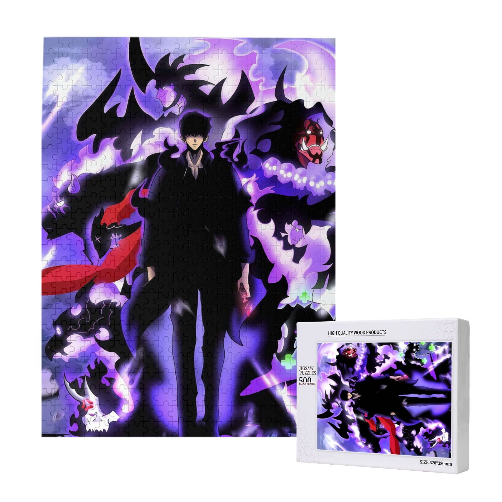 Solo Leveling Jigsaw Puzzles, 500 Pieces Colorful Wooden Puzzle Toys ...