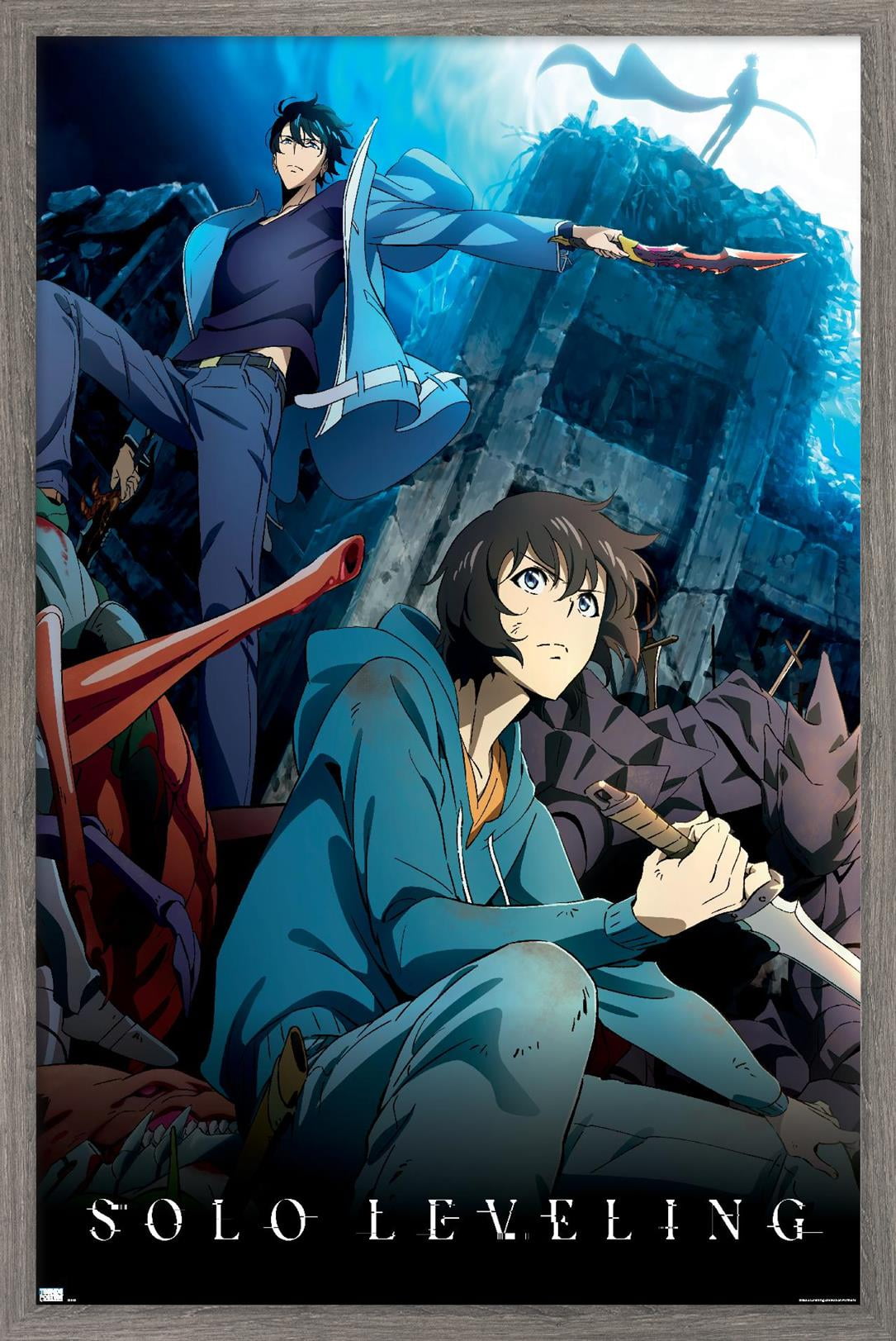 Solo Leveling - Key Art 2 Wall Poster, 14.725" x 22.375" Framed ...