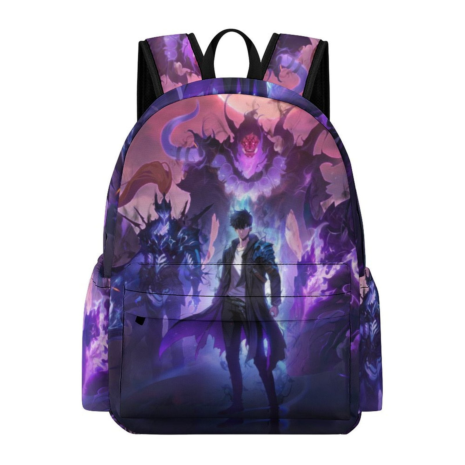 Solo Leveling Laptop Backpack Schoolbag Adjustable Daypack Student ...