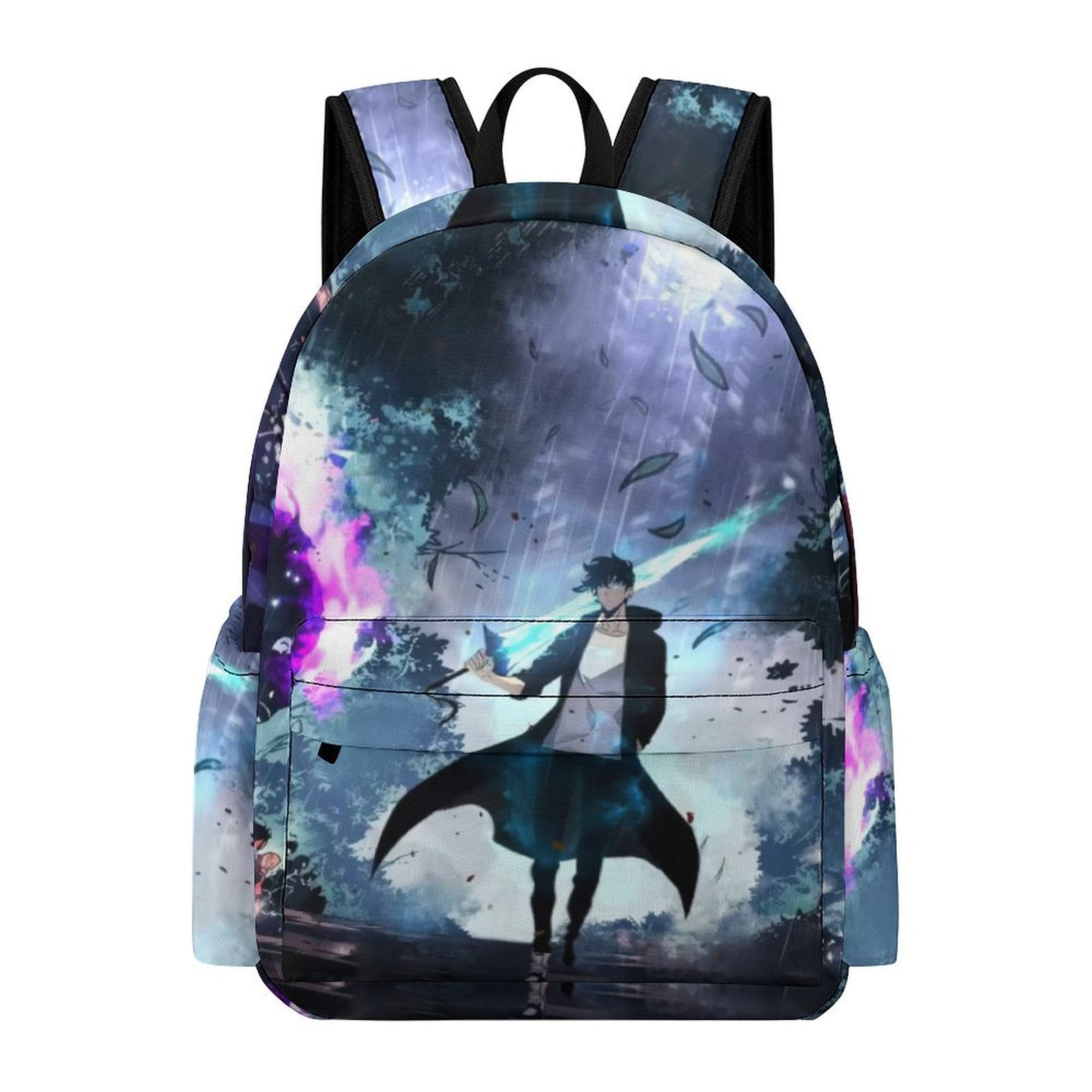 Solo Leveling Laptop Backpack Schoolbag Adjustable Daypack Student ...