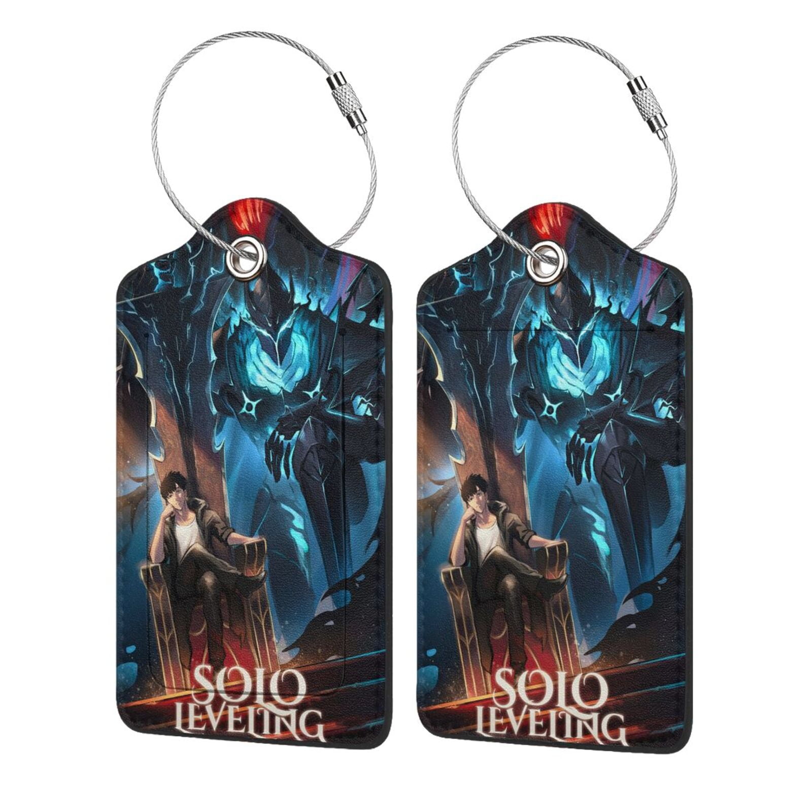 Solo Leveling Luggage Tags For Suitcase, Handbag Leather Tag With ...