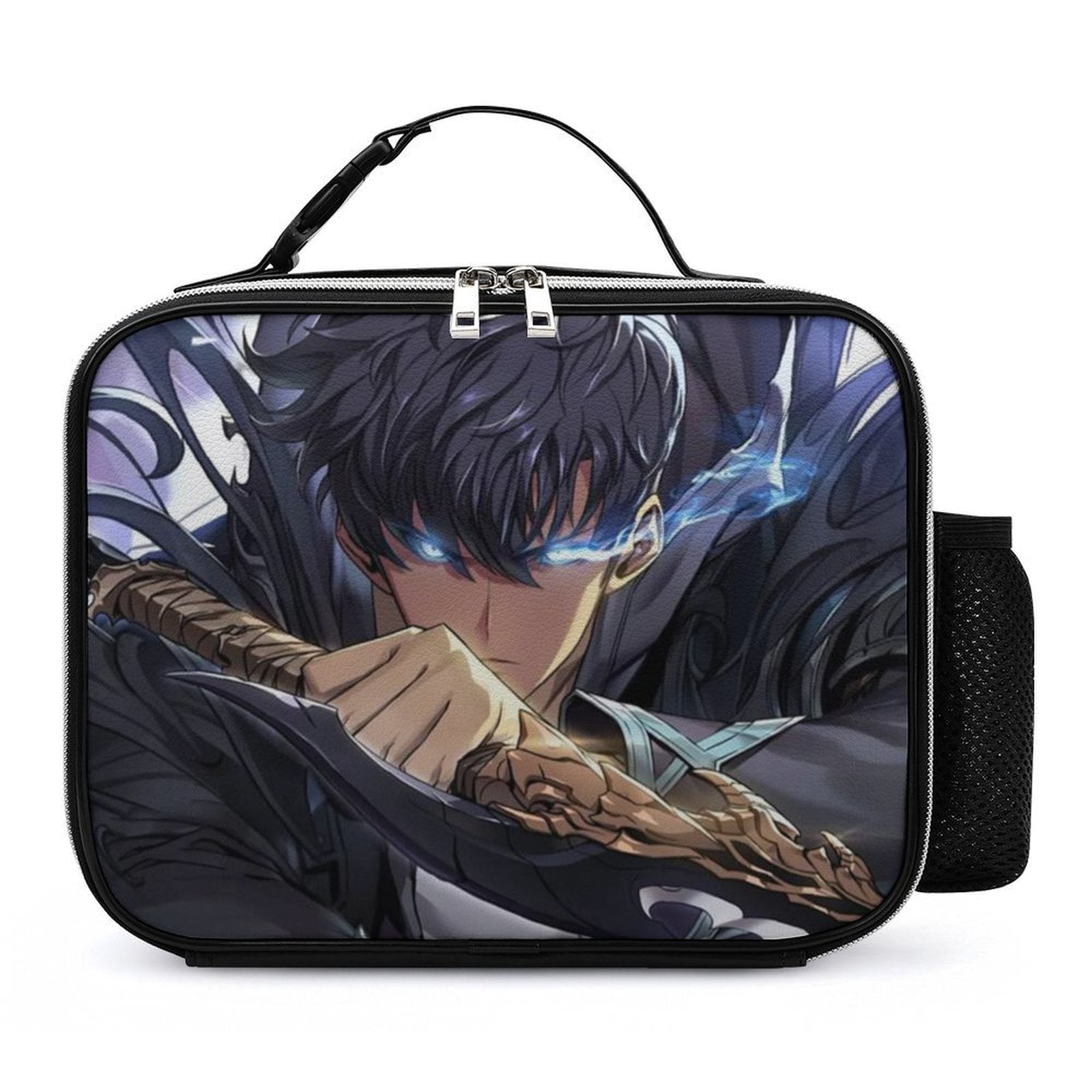 Solo Leveling Lunch Tote Detachable Leather Lunchbag Cooler Bag ...