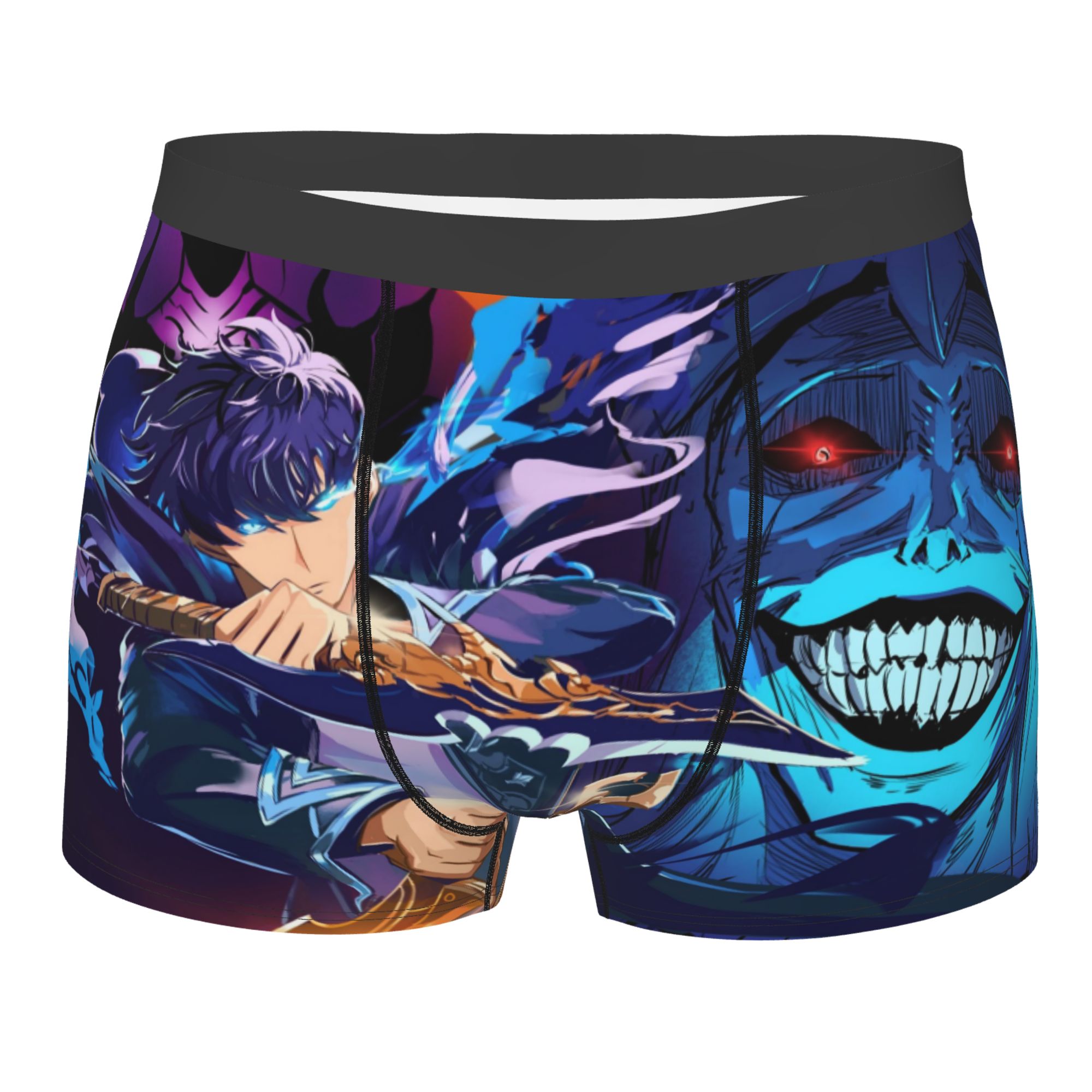 Solo Leveling Men's Boxer Briefs Breathable Underwear Stretch Pantie ...