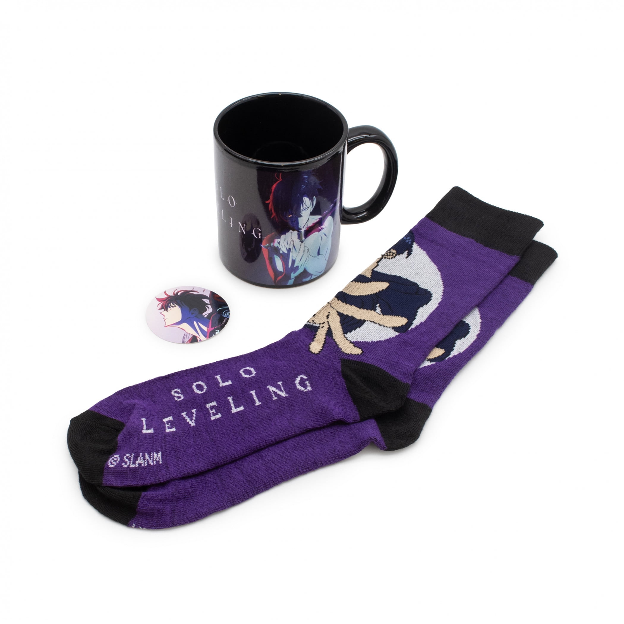Solo Leveling Mug Sock and Sticker Gift Set - Walmart.com