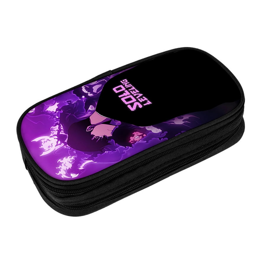 Solo Leveling Pencil Case Anime Print Stationery Bag Storage Bag Pen ...