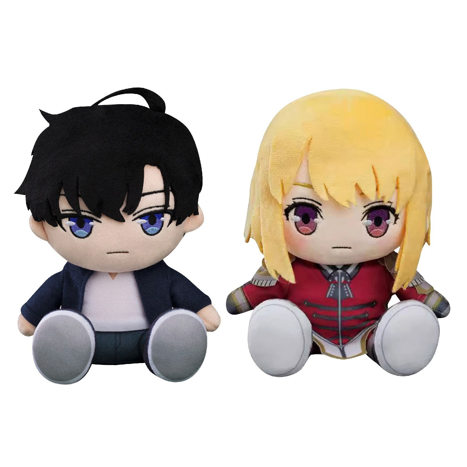 Solo Leveling Plush Toys - 7.87" Sung Jinwoo and Cha Hae-In 2PCS Anime ...