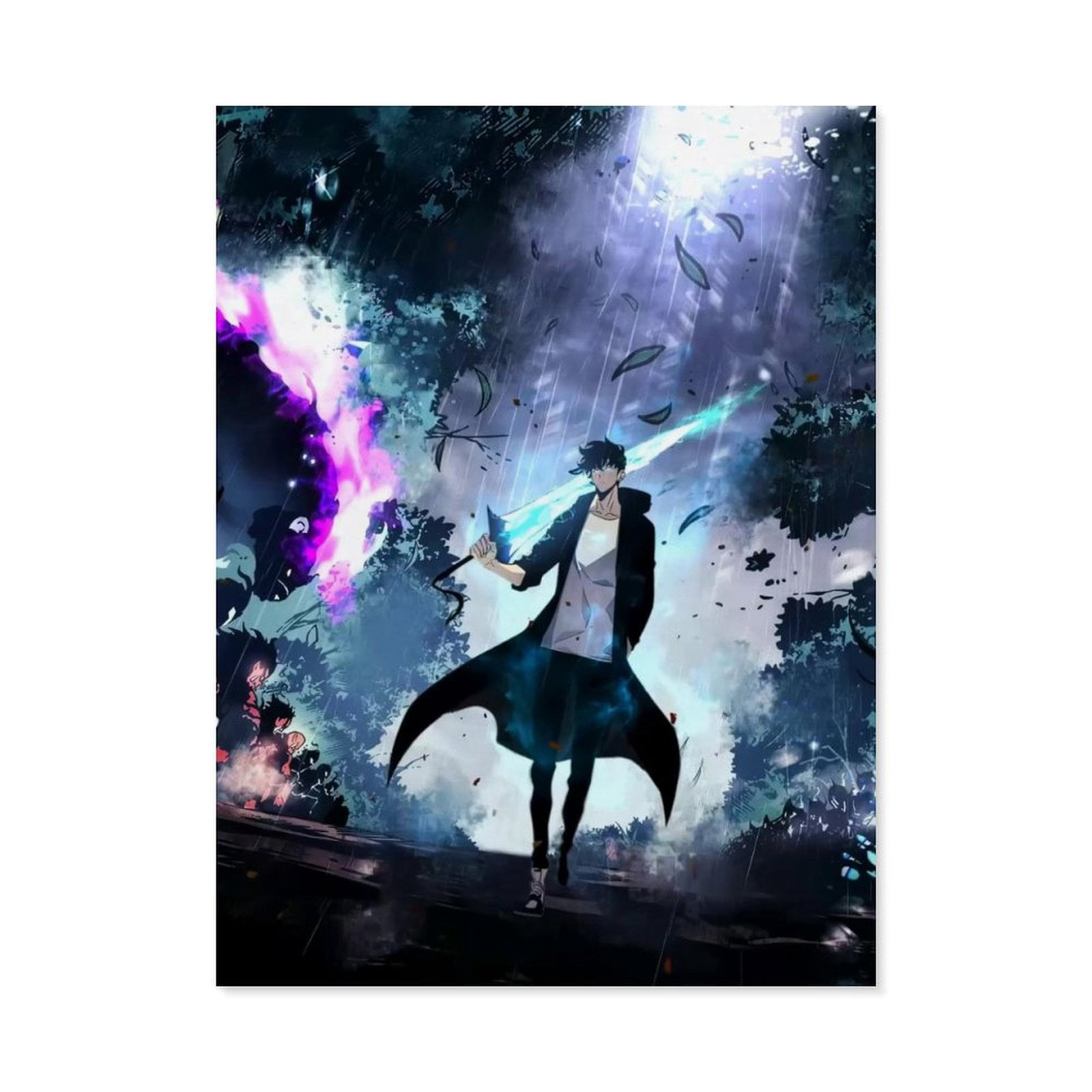 Solo Leveling Poster Anime Hanging Picture Wall Art for Dorm Bedroom ...