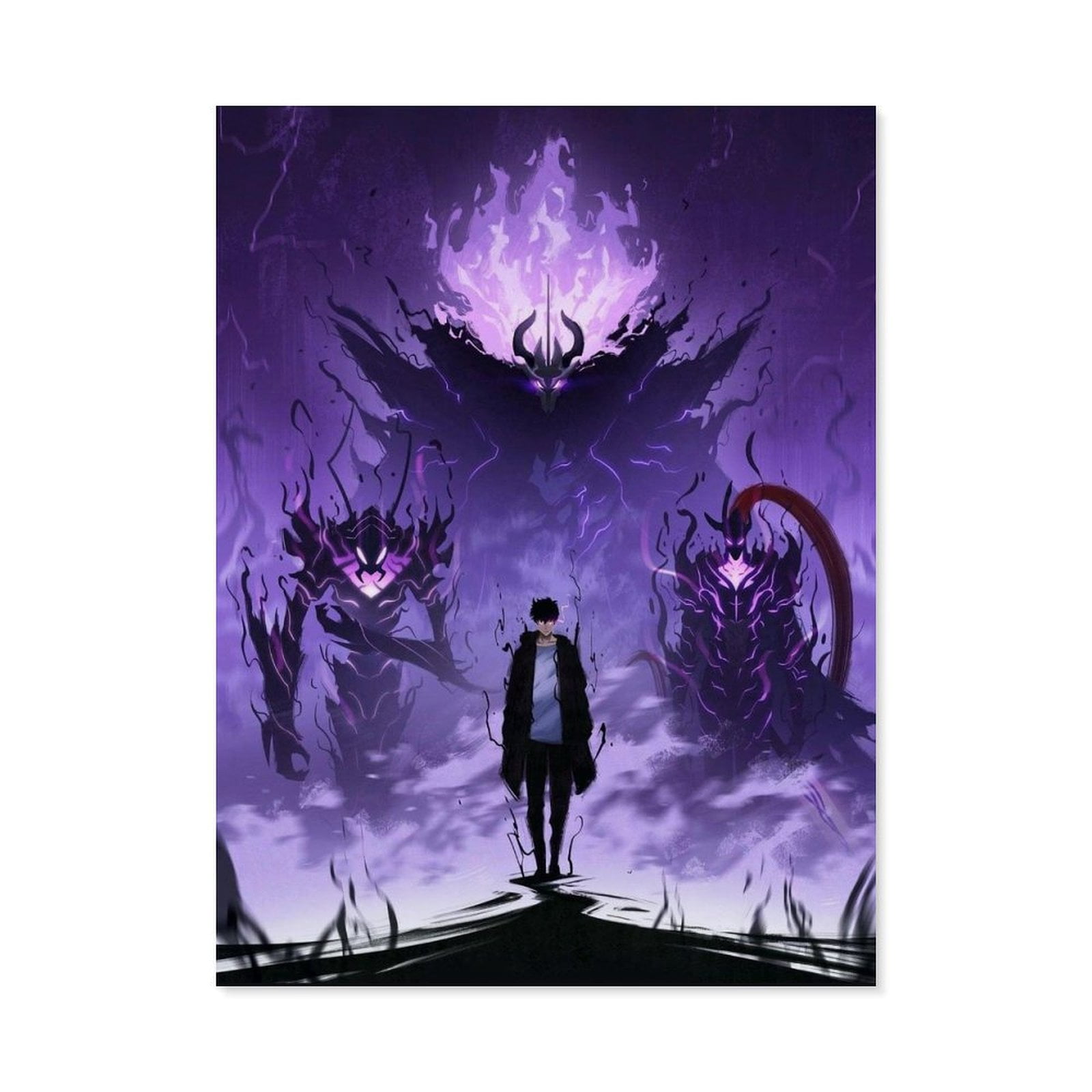 Solo Leveling Poster Anime Hanging Picture Wall Art for Dorm Bedroom ...