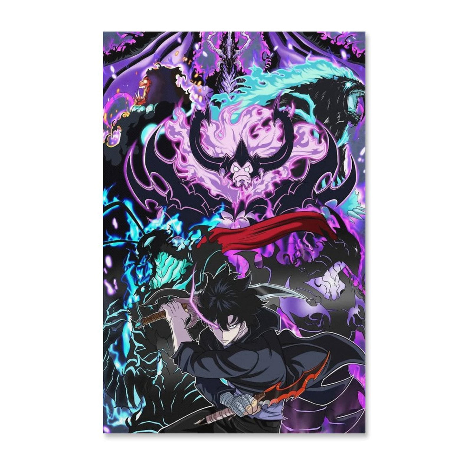 Solo Leveling Poster Anime Hanging Picture Wall Art for Dorm Bedroom ...