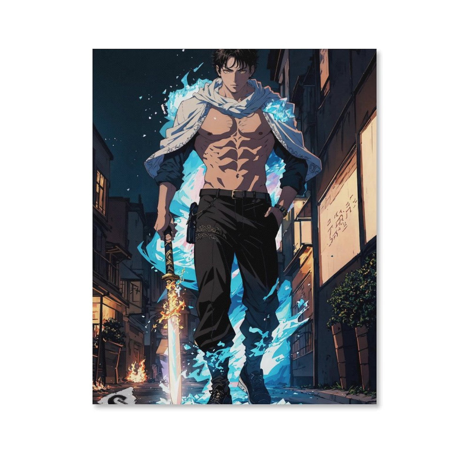 Solo Leveling Poster Anime Hanging Picture Wall Art for Dorm Bedroom ...