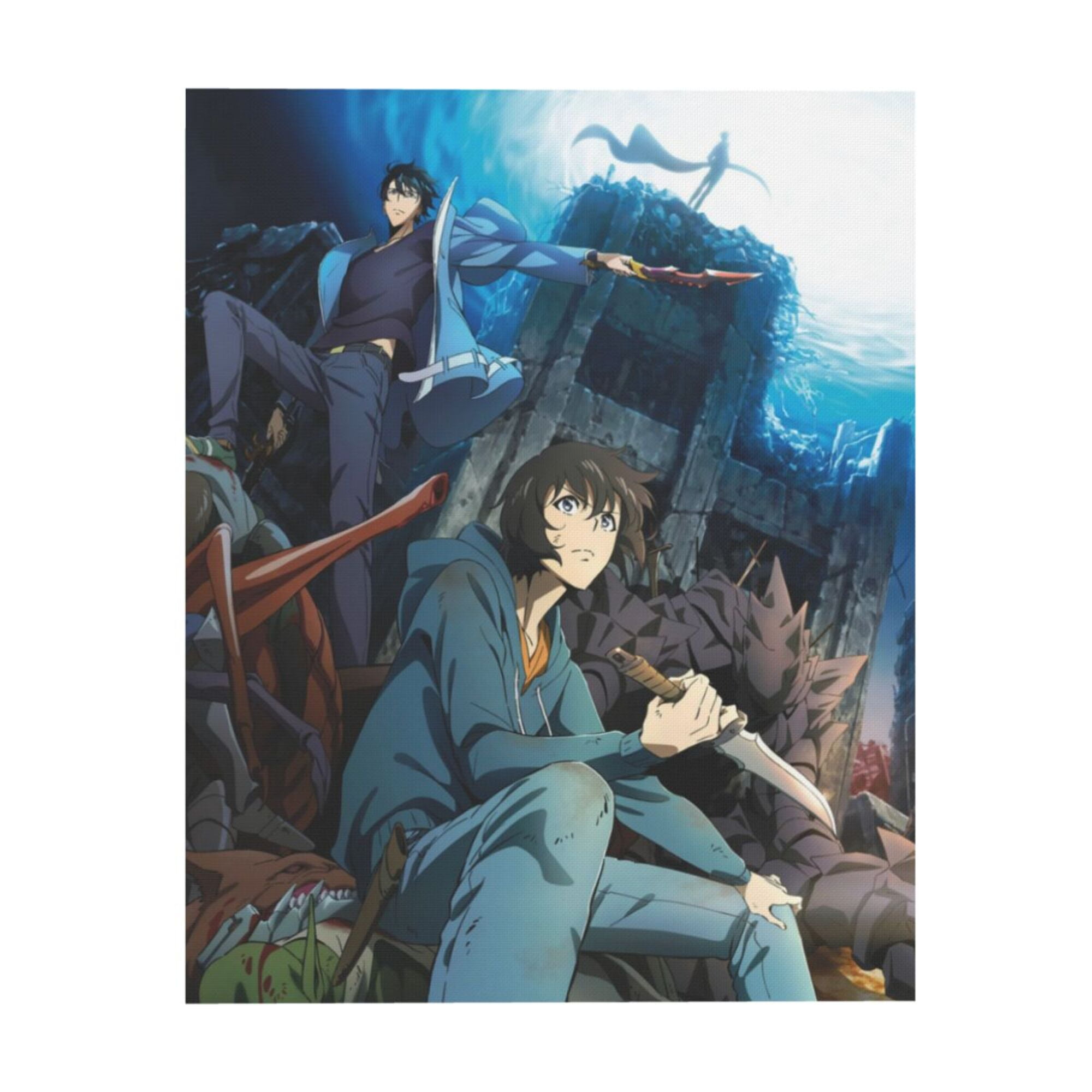Solo Leveling Poster, Japanese Anime Canvas Decorative Poster, Wall Art ...