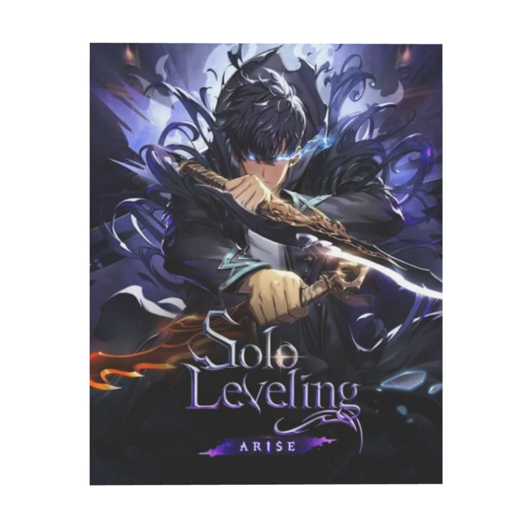 Solo Leveling Poster, Japanese Anime Canvas Decorative Poster, Wall Art ...