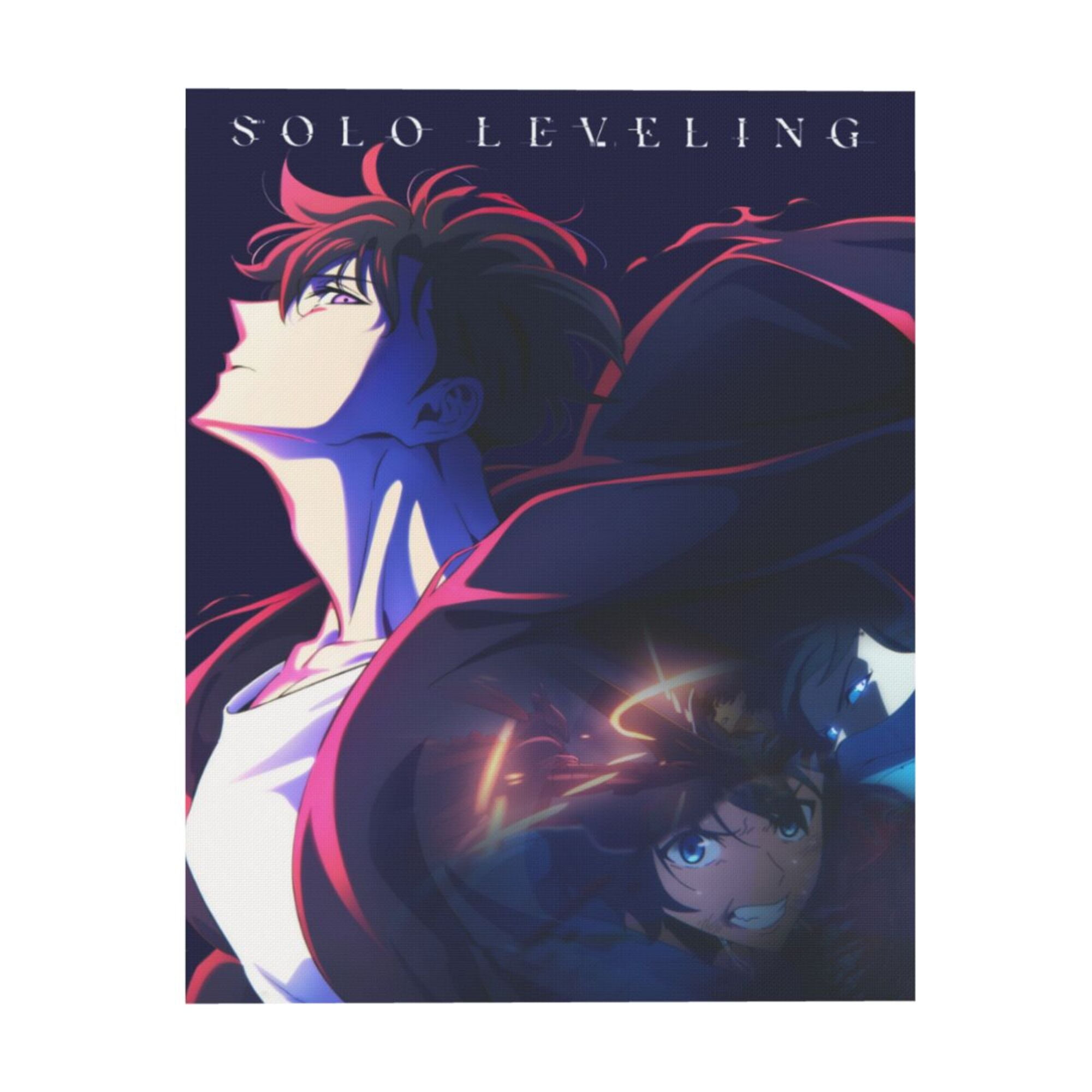 Solo Leveling Poster, Japanese Anime Canvas Decorative Poster, Wall Art ...