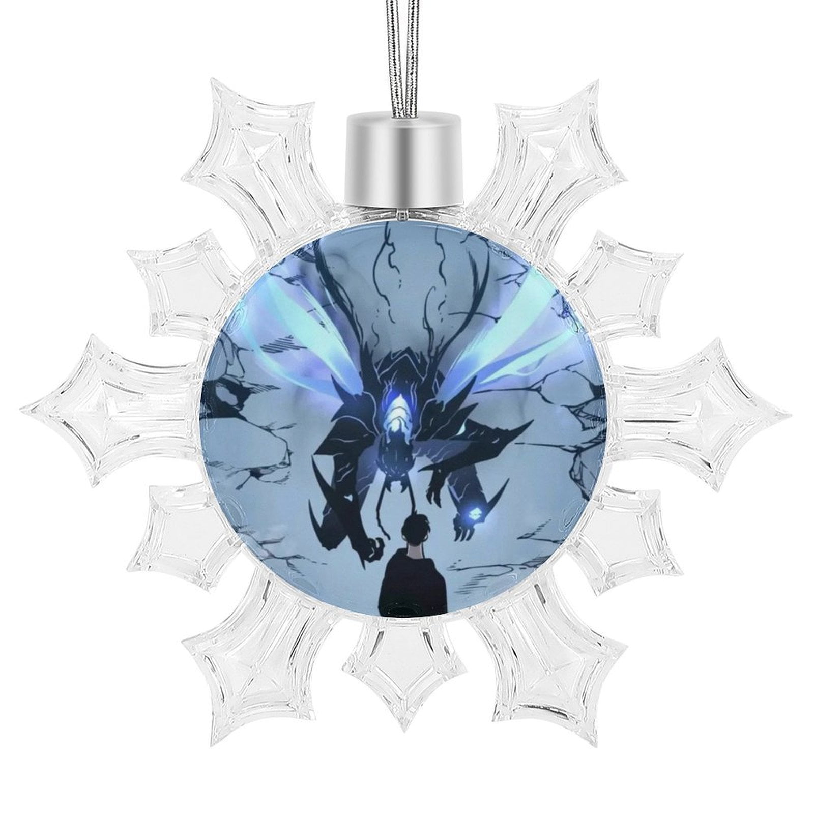 Solo Leveling Poster Snowflake Shaped Christmas Decorative Pendant ...