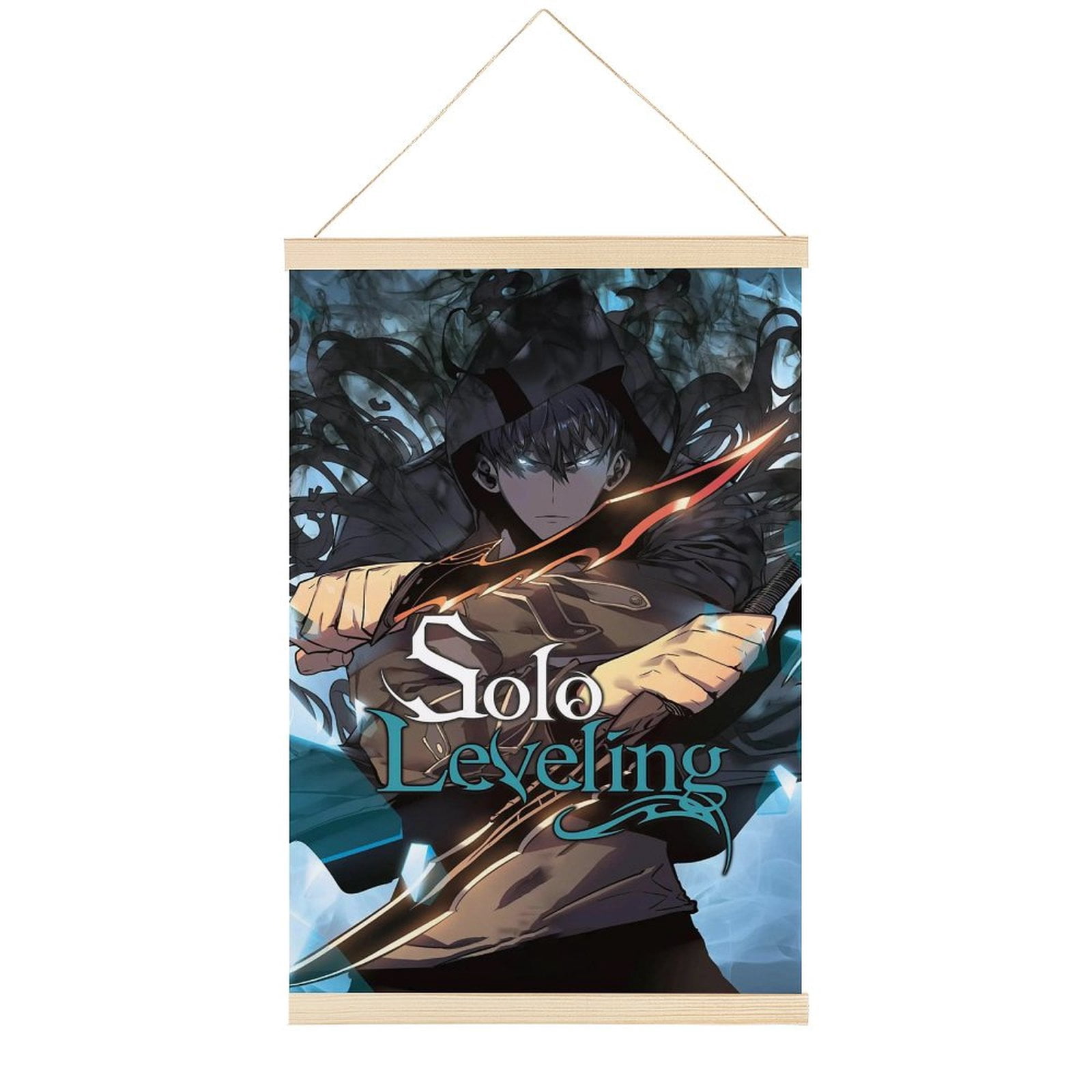 Solo Leveling Poster, Wooden Magnet Suction Frame Hanging Painting ...