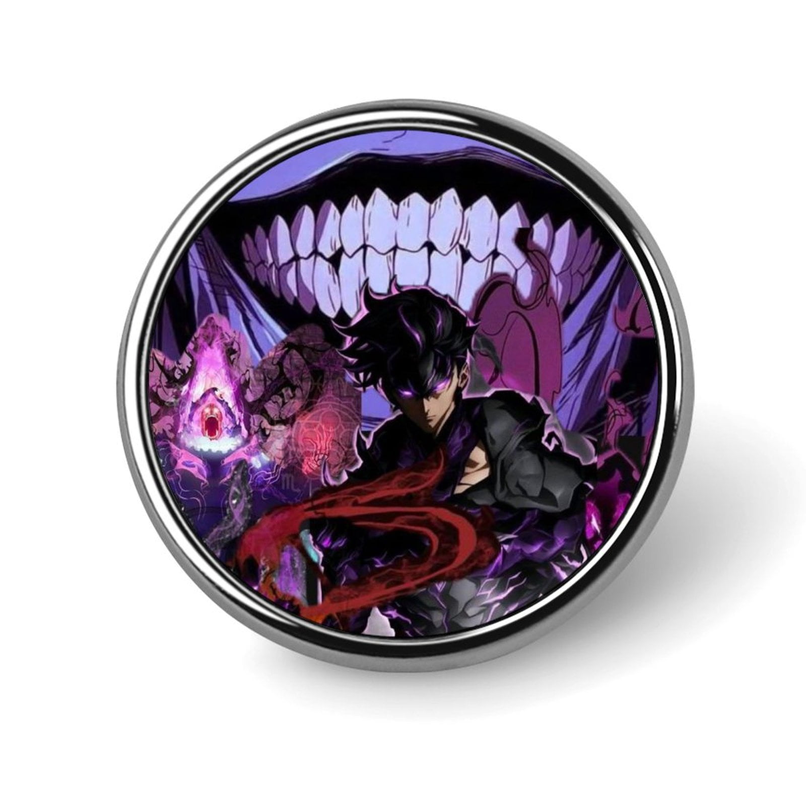 Solo Leveling Round Badge Printed Decorative Button Badge Circle Brooch ...