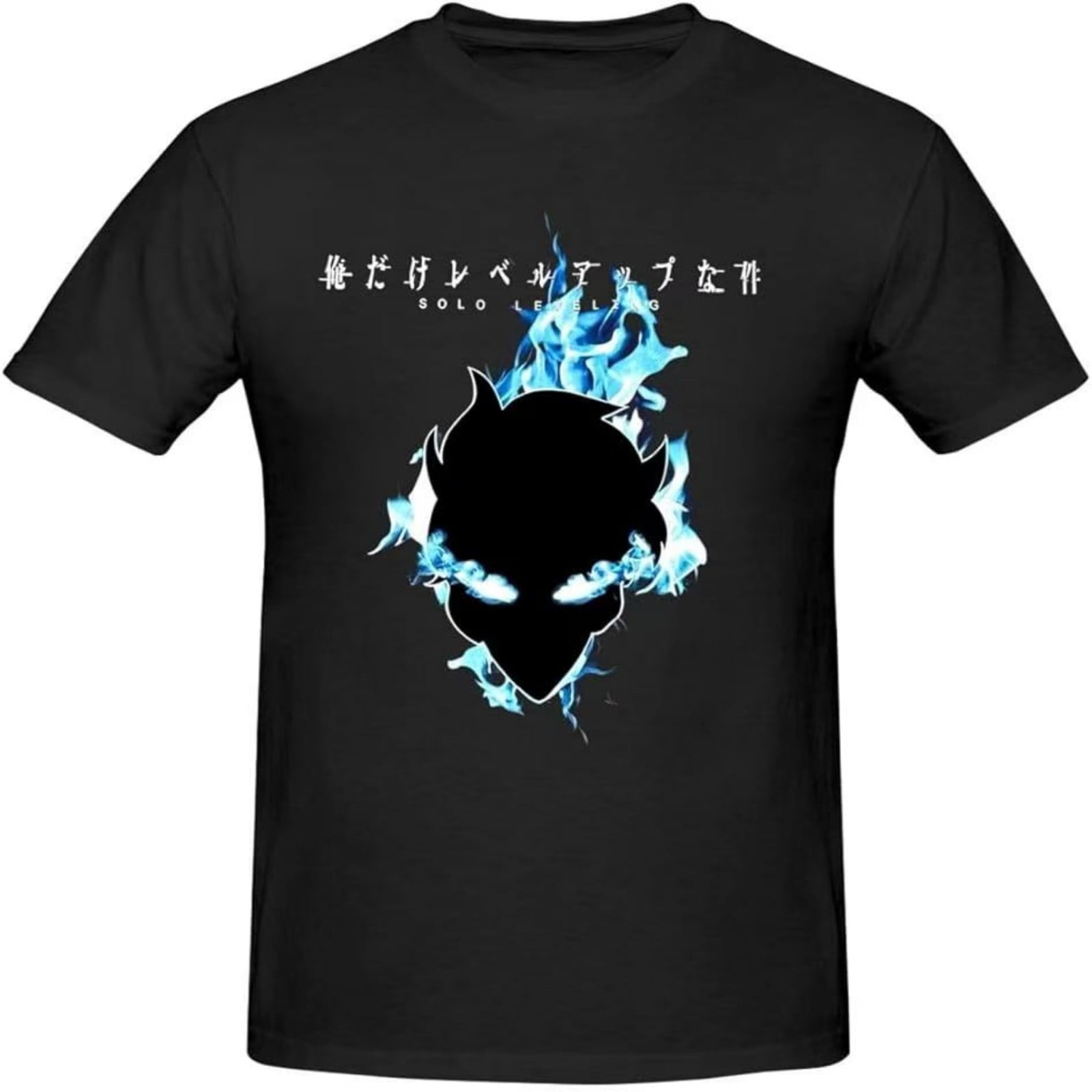 Solo Leveling Shirt Sung Jinwoo Graphic T-Shirt Anime Unisex Tee Cotton ...