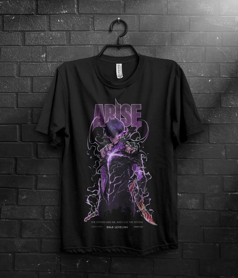 Solo Leveling Shirt, Sung Jinwoo, Igris, Beru, Hunter, S-rank, Shadow ...