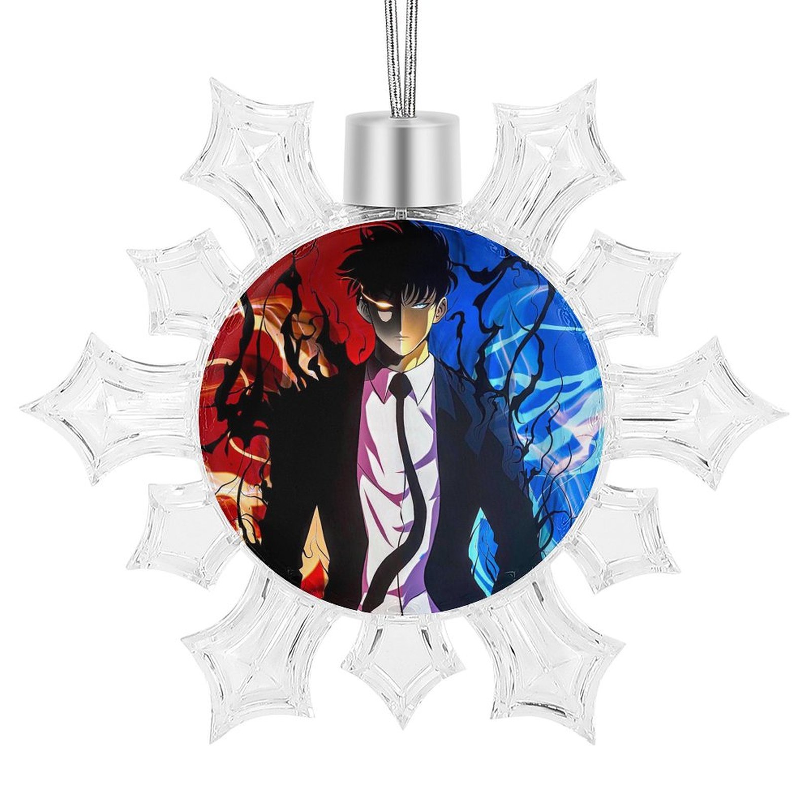 Solo Leveling Snowflake Shaped Christmas Decorative Pendant Ornaments ...