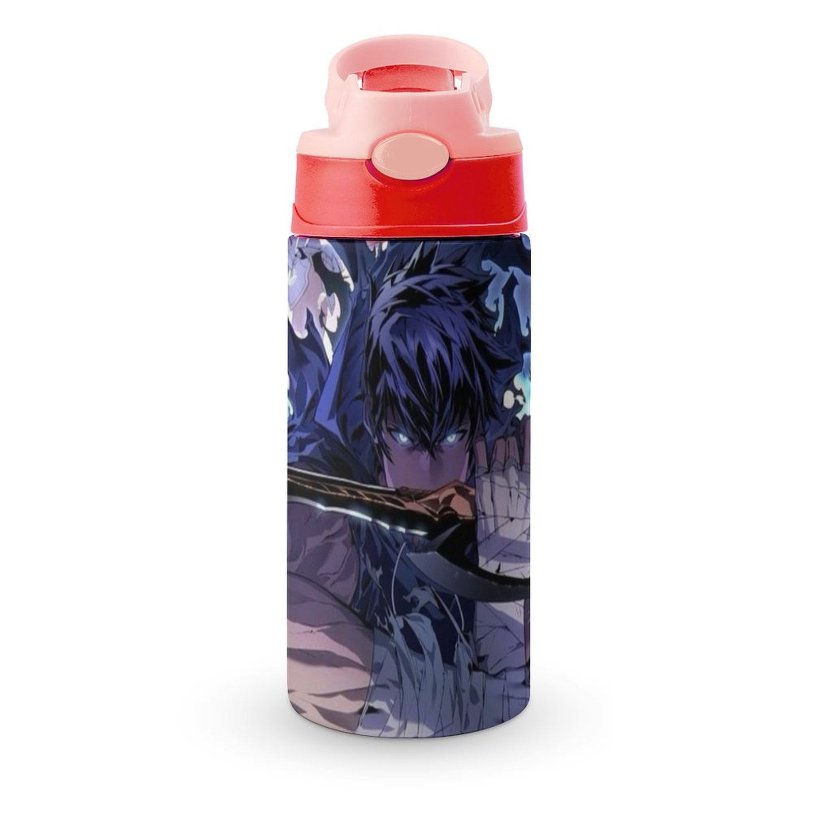 Solo Leveling Stainless Steel Water Bottle with Straw Children's Vacuum ...