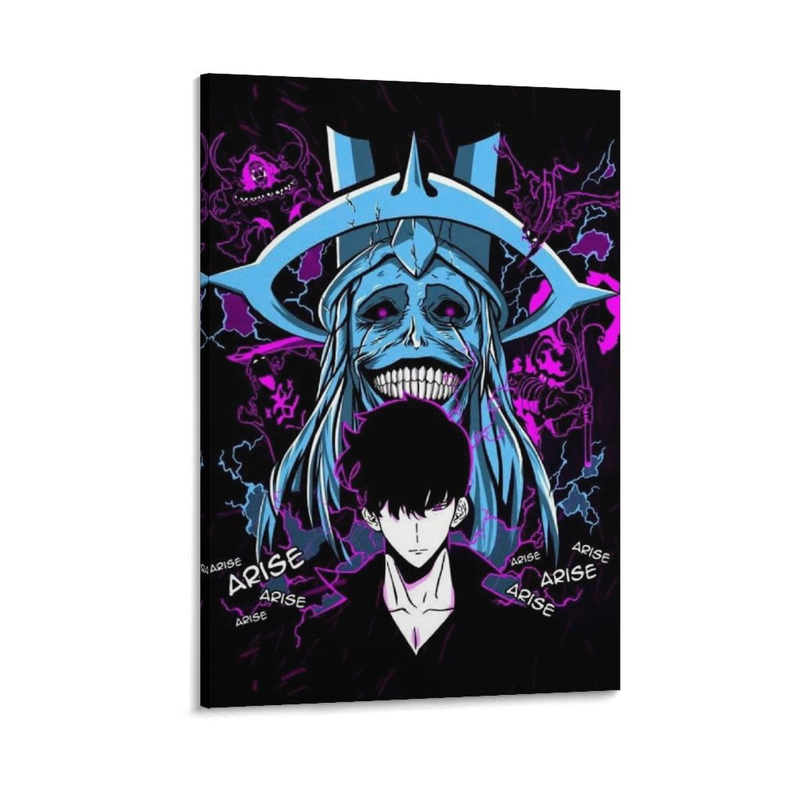 Solo Leveling Sung Jin Woo Anime Poster (10) Posters Art Print Wall ...