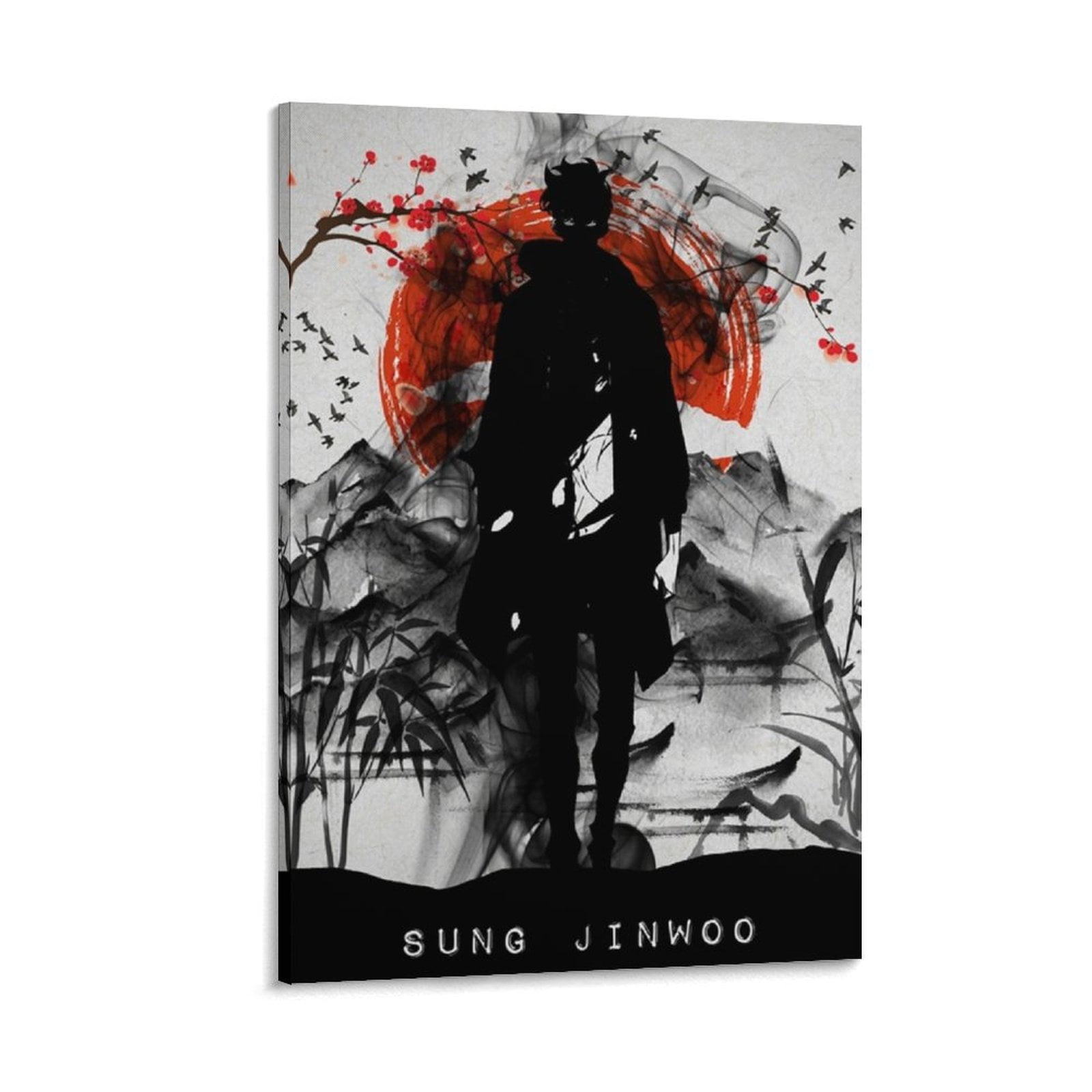 Solo Leveling Sung Jin Woo Anime Poster (11) Home Decor Poster Wall Art ...