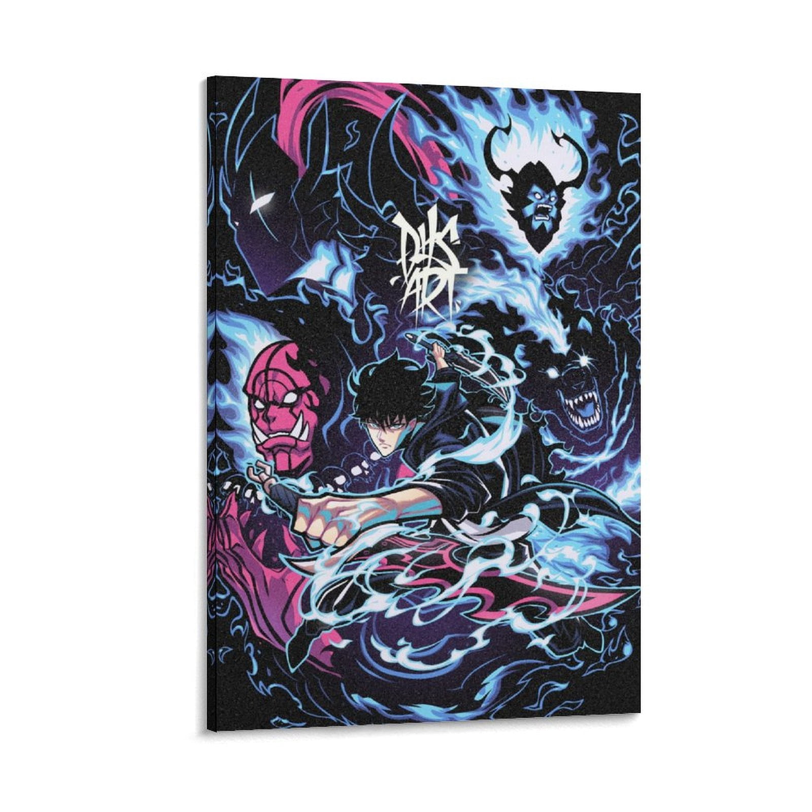 Solo Leveling Sung Jin Woo Anime Poster (18) Wall Art Poster Gifts ...