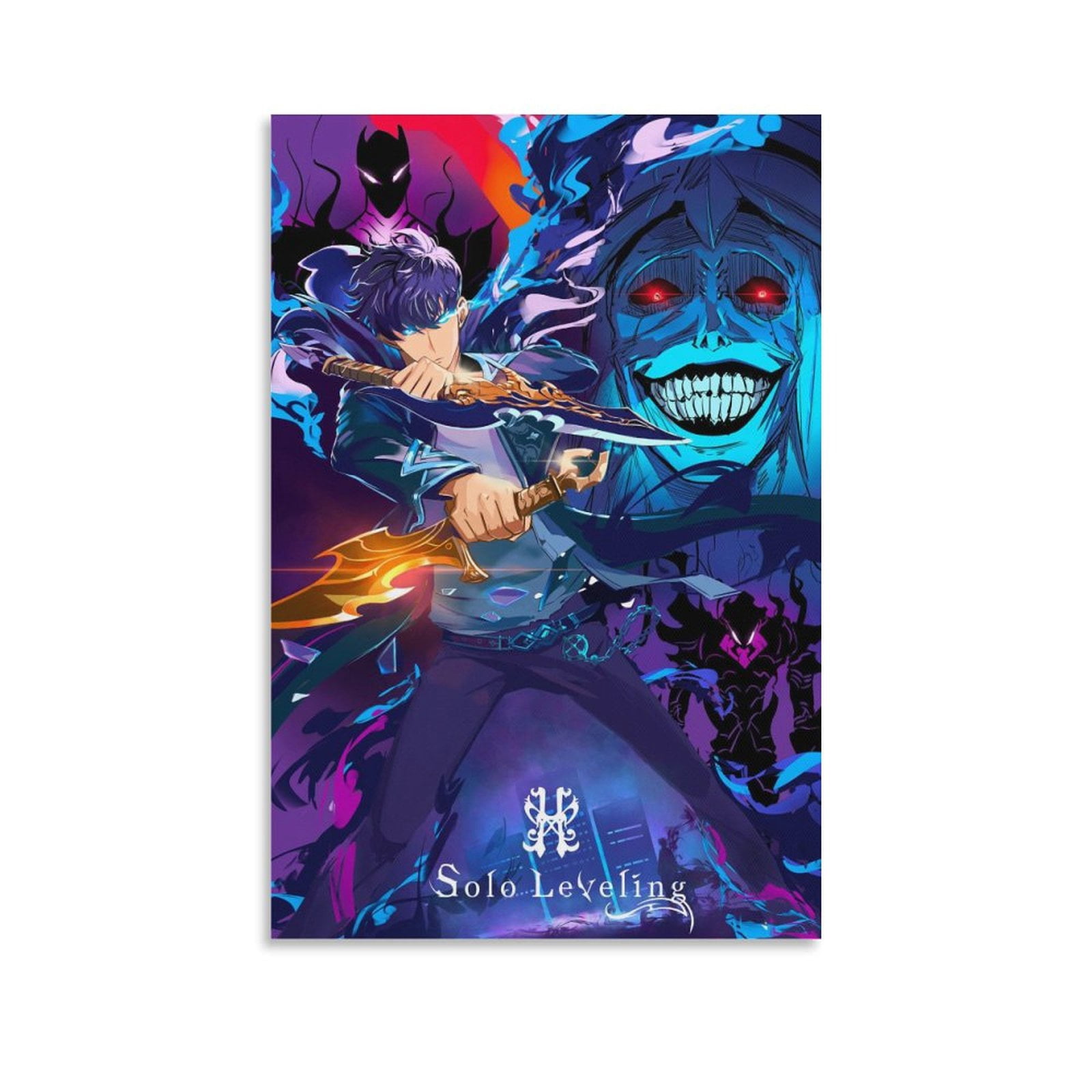 Solo Leveling Sung Jin Woo Anime Poster (21) Print Photo Art Painting ...