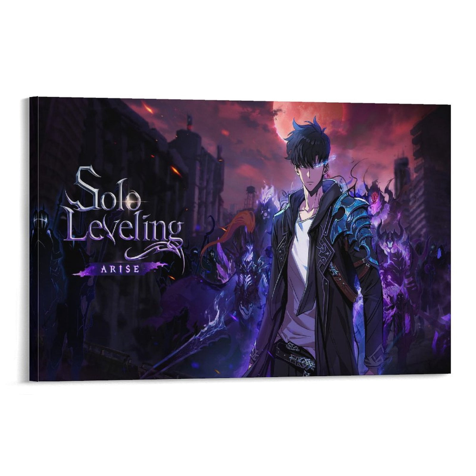 Solo Leveling Sung Jin Woo Anime Poster (23) Wall Art Poster Scroll ...