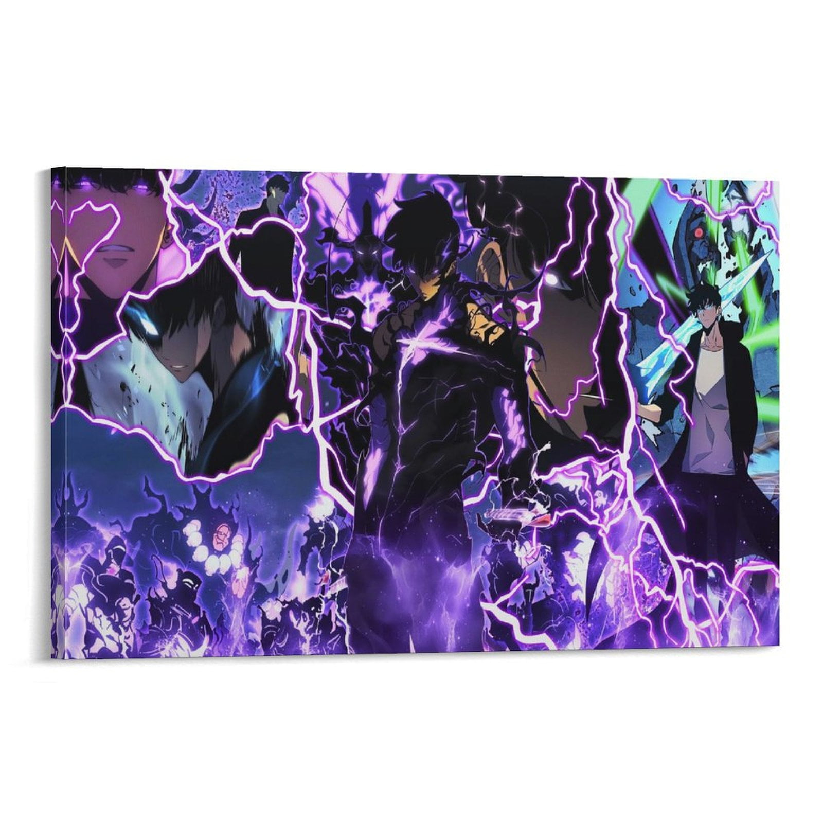 Solo Leveling Sung Jin Woo Anime Poster (25) Room Aesthetic Poster ...