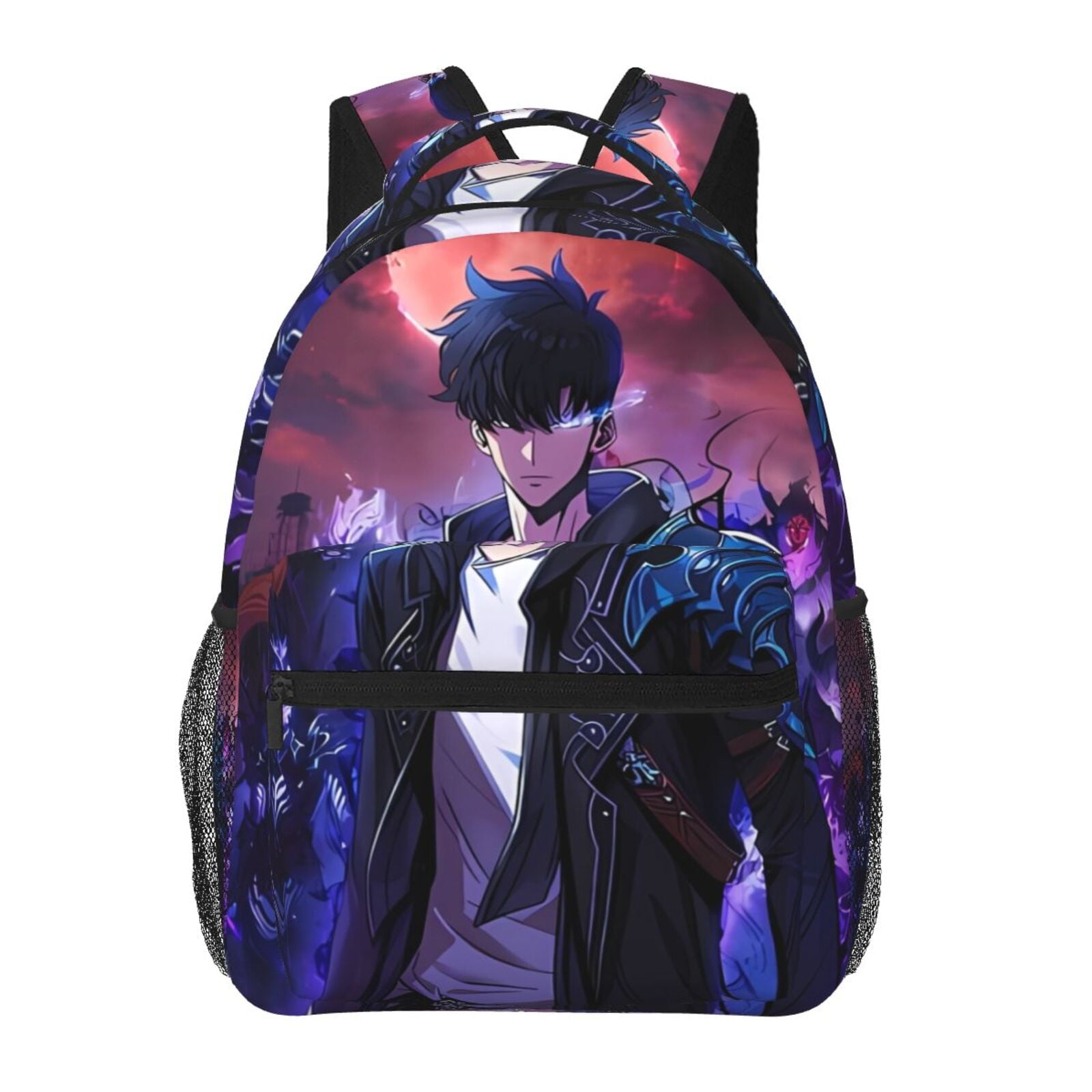 Solo Leveling Sung Jinwoo Backpack Travel Casual Daypack College ...