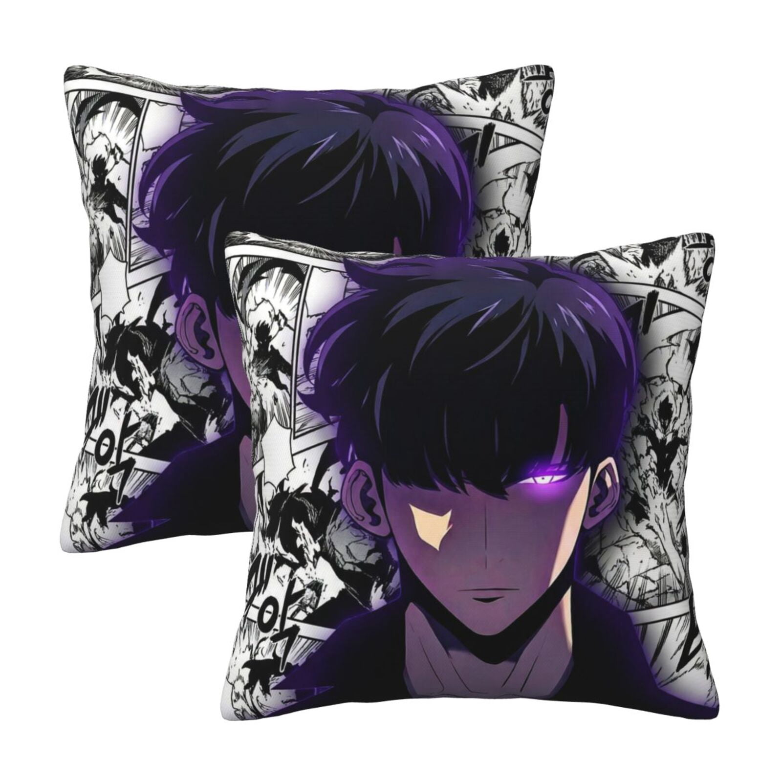 Solo Leveling Sung Jinwoo Home Made Decorative Cushion Covers Pillow ...