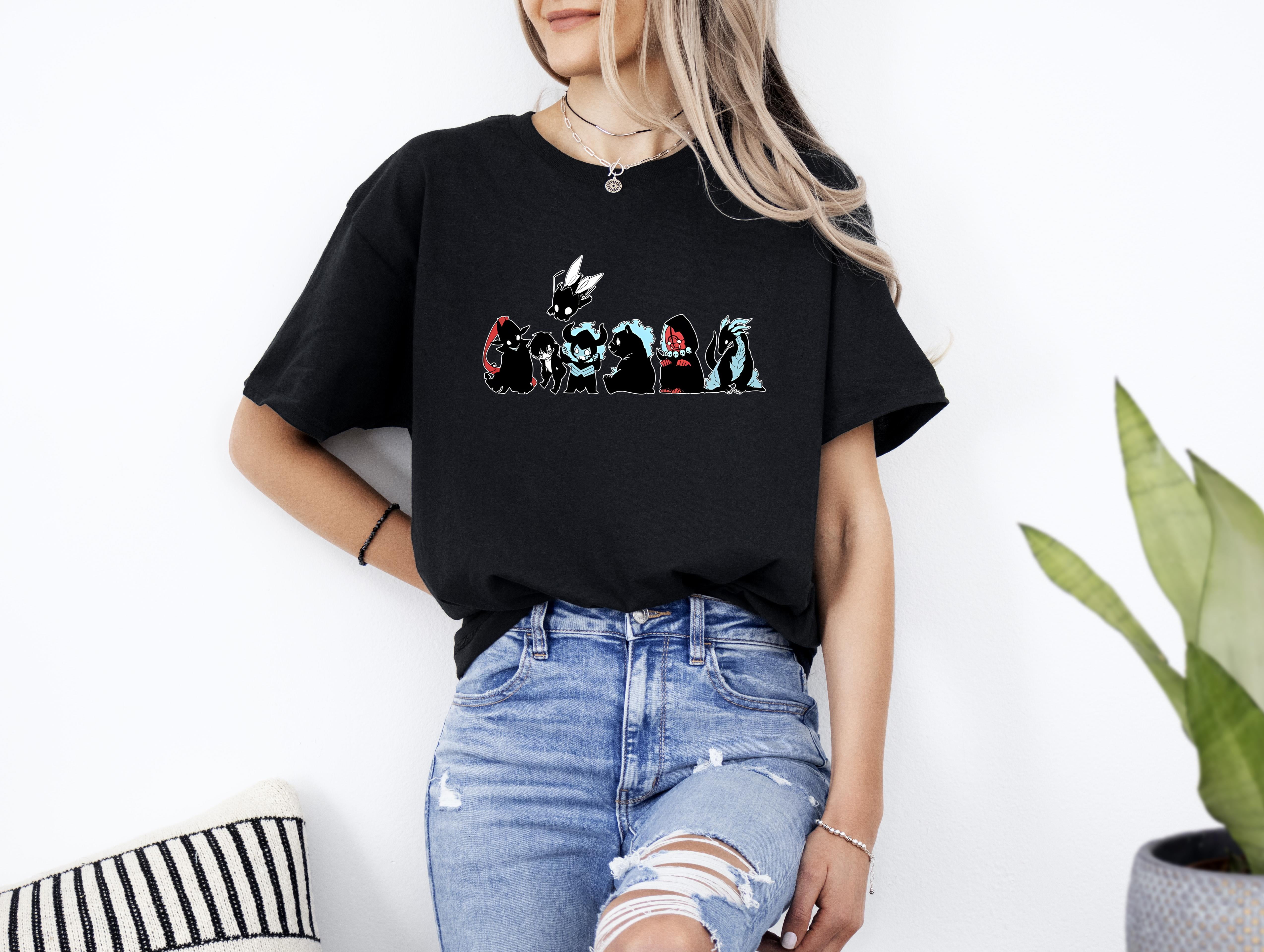 Solo Leveling Sung Jinwoo Igris Shadow Monarch Anime Fan Unisex T-Shirt ...