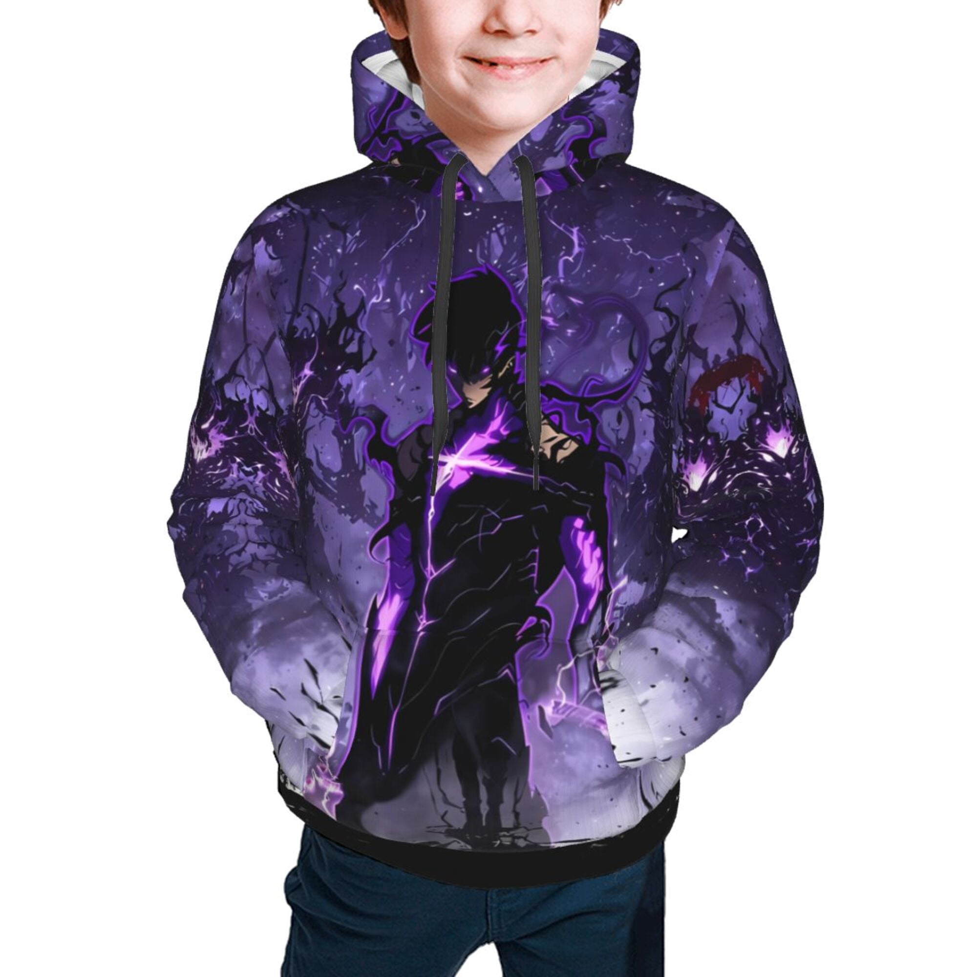 Solo Leveling Sung Jinwoo Kids' Hoodie 3d Print Sweatshirt Soft ...
