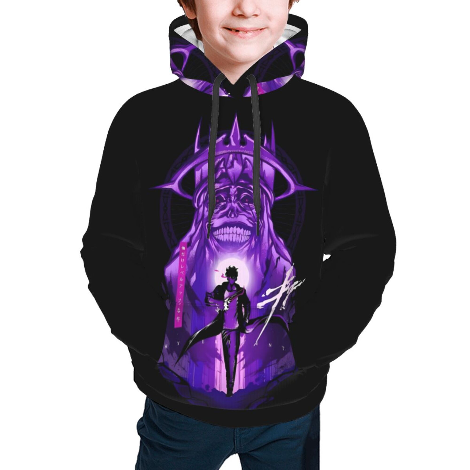 Solo Leveling Sung Jinwoo Kids' Hoodie 3d Print Sweatshirt Soft ...