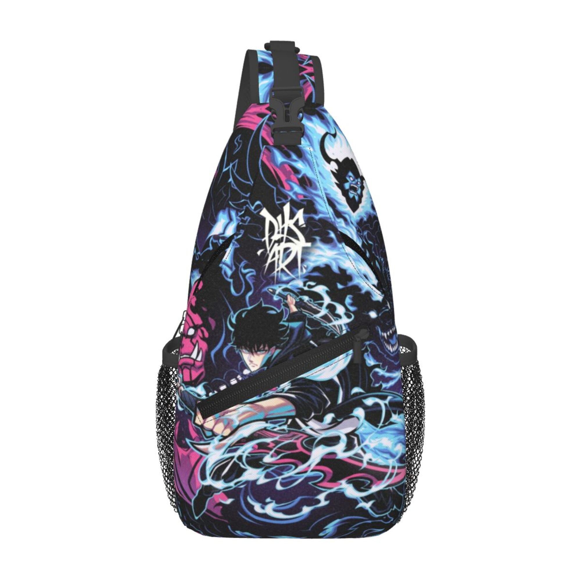 Solo Leveling Sung Jinwoo Sling Bag Crossbody Sling Backpack Chest Bag ...