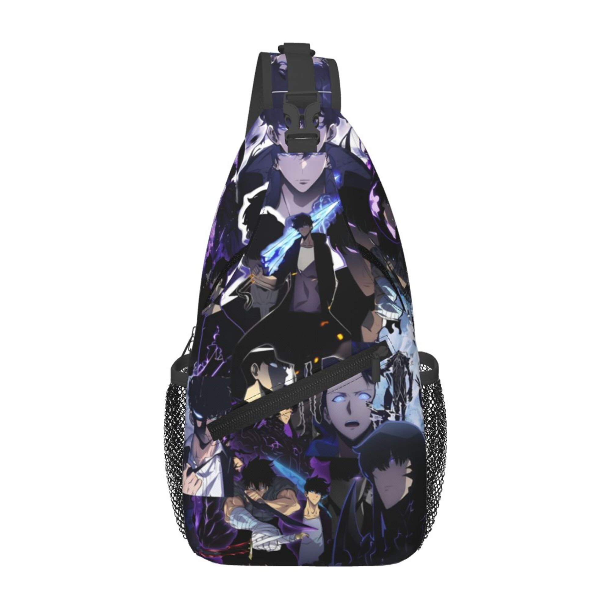 Solo Leveling Sung Jinwoo Sling Bag Crossbody Sling Backpack Chest Bag ...